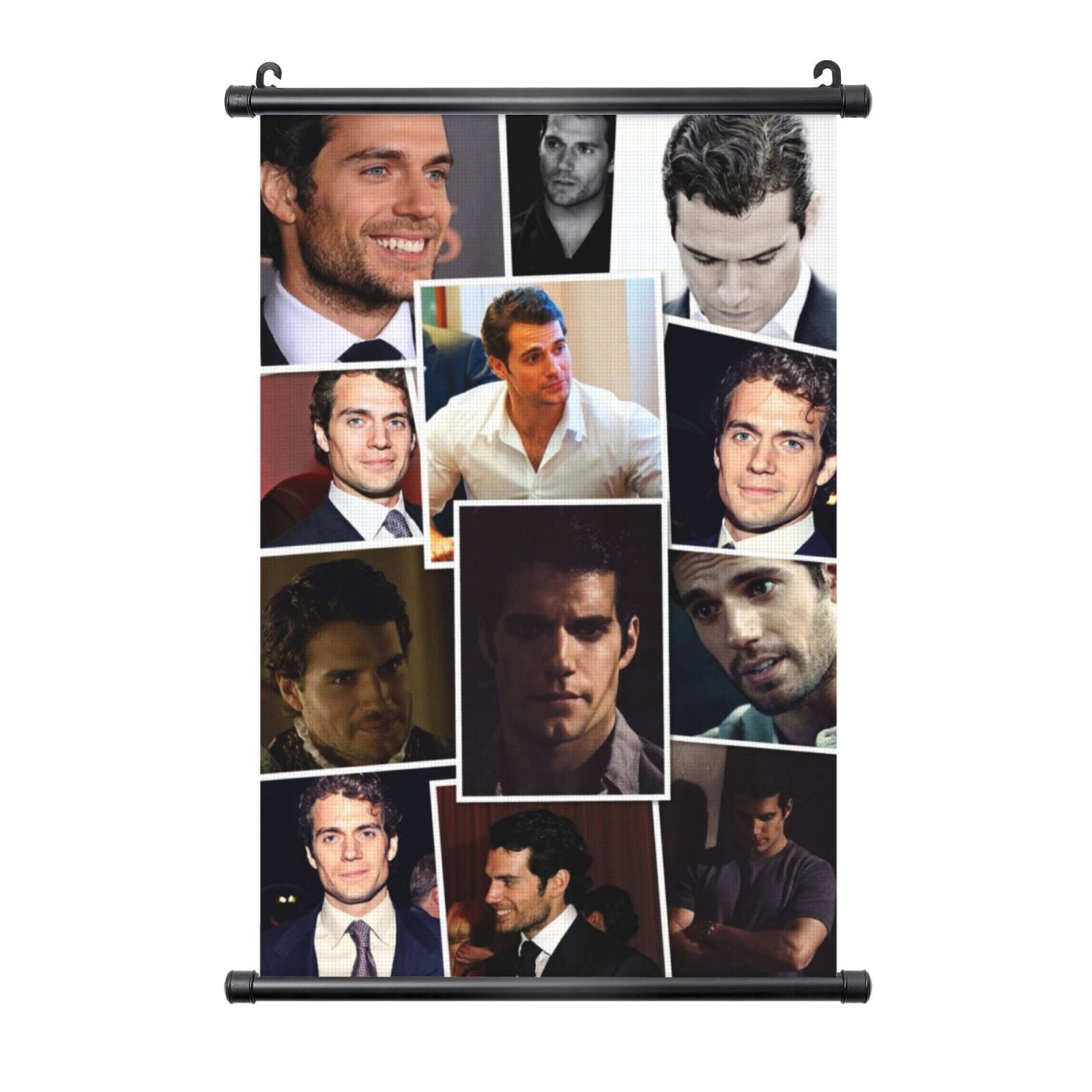 Shaft Hanging Banner Henry Cavill Poster Wall Canvas Artwork With Black ...