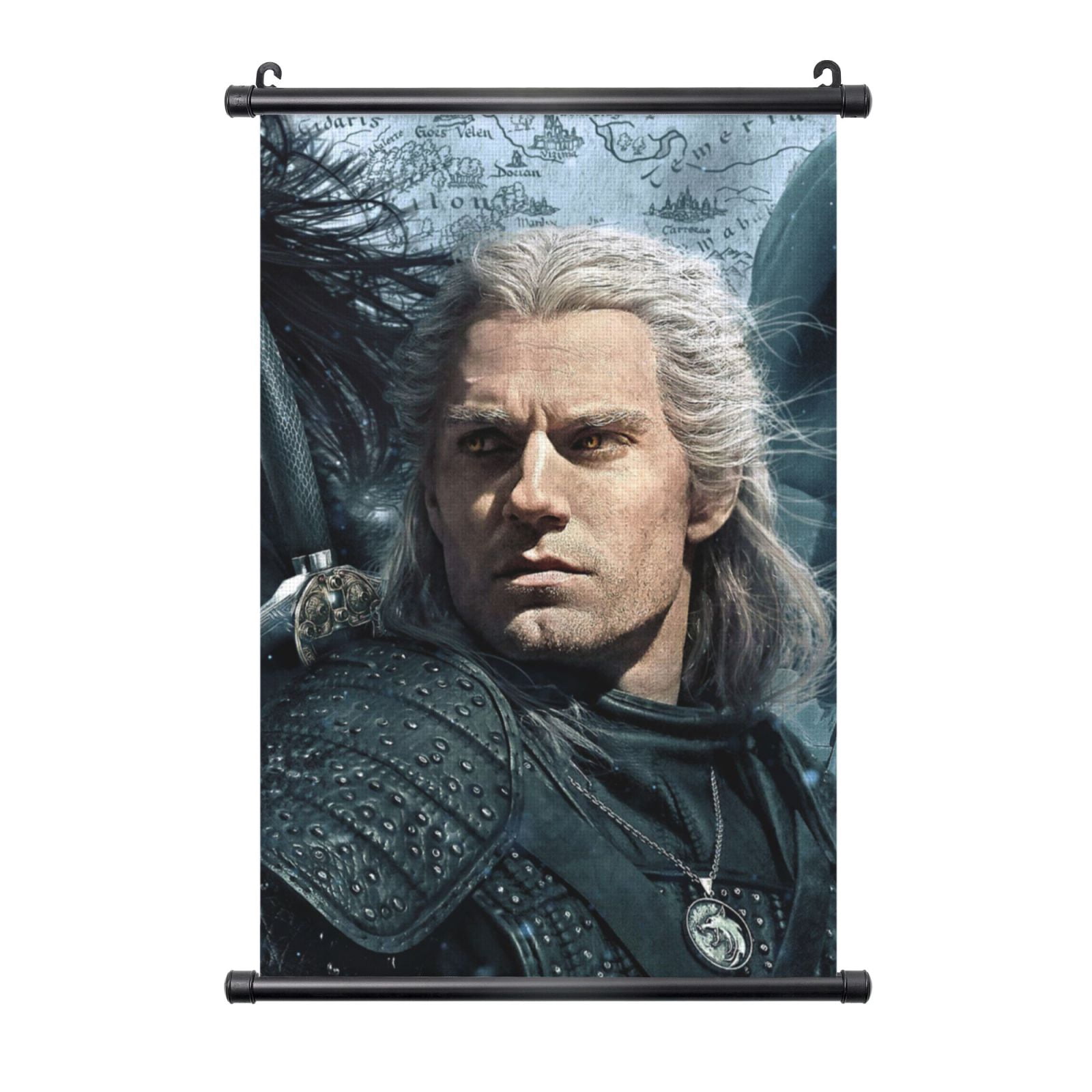 Shaft Hanging Banner Henry Cavill Poster Wall Canvas Artwork With Black ...