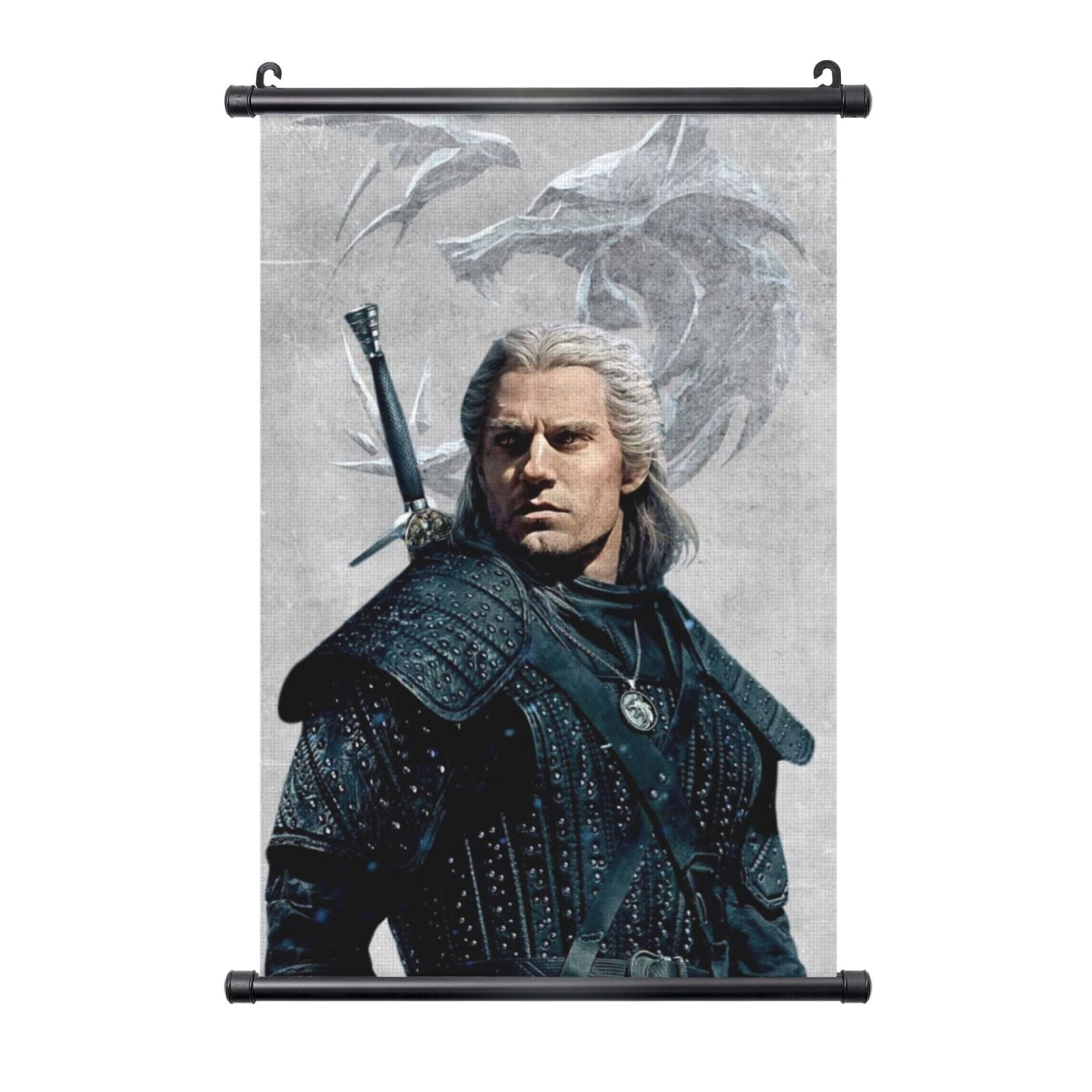 Shaft Hanging Banner Henry Cavill Poster Wall Canvas Artwork With Black ...