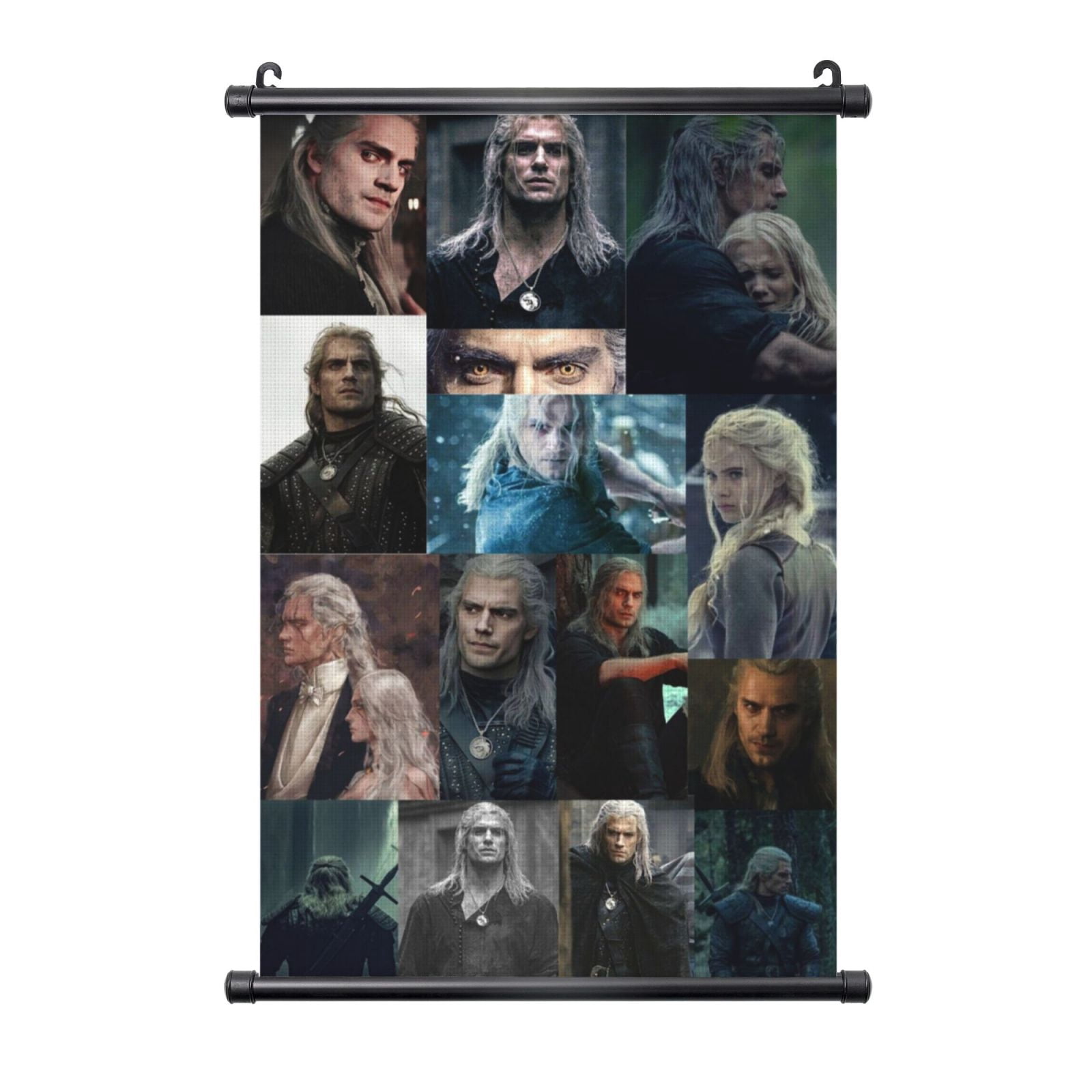 Shaft Hanging Banner Henry Cavill Poster Wall Canvas Artwork With Black ...