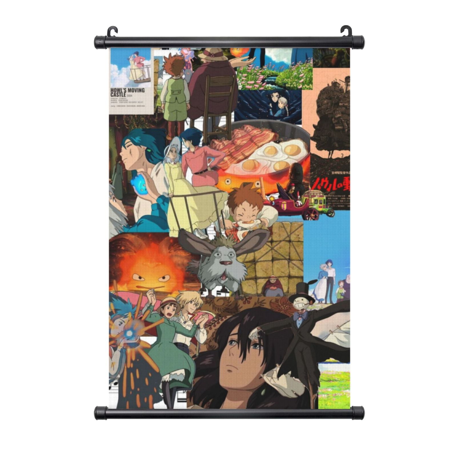 Shaft Hanging Banner Howl's Moving Castle Poster Wall Canvas Artwork ...
