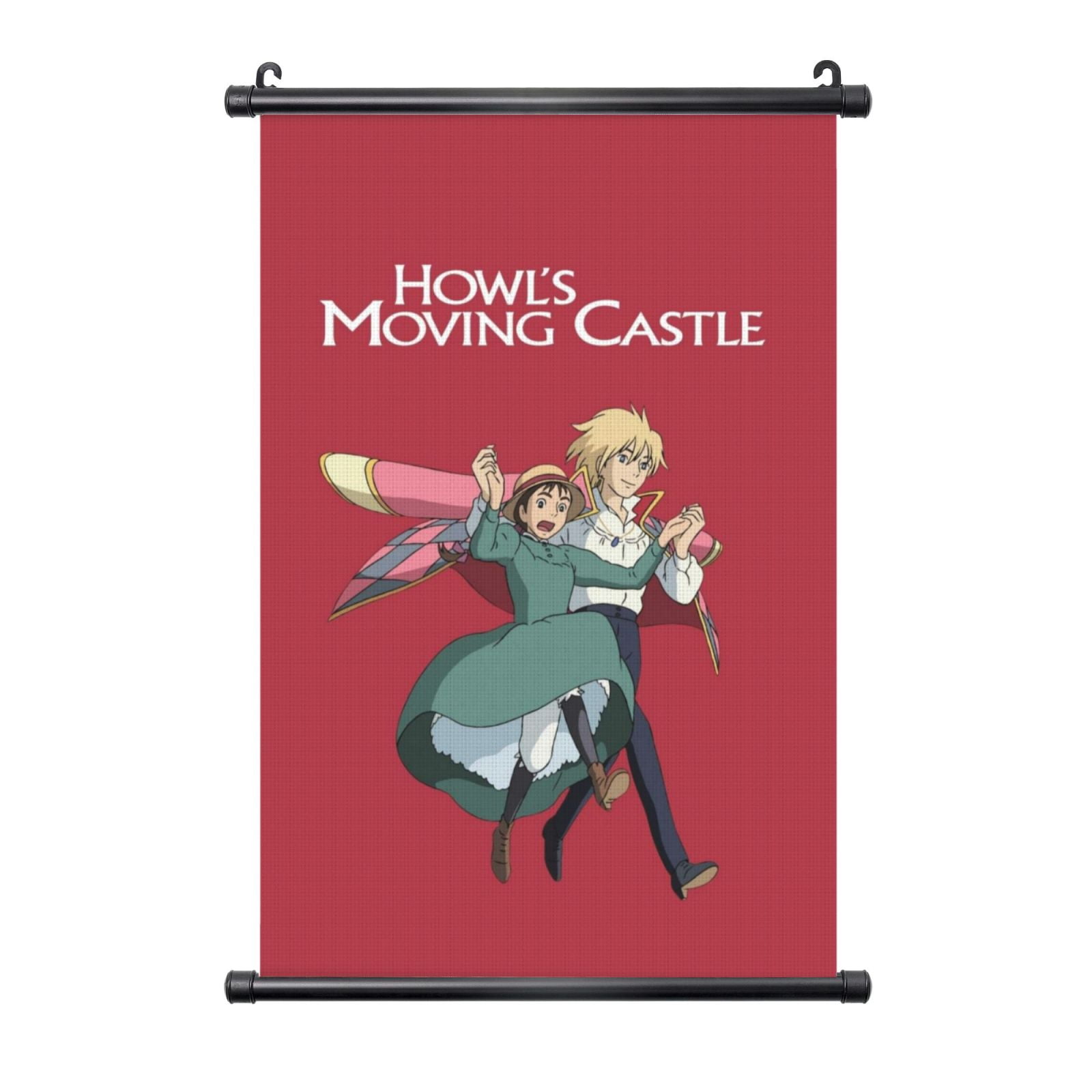 Shaft Hanging Banner Howl's Moving Castle Poster Wall Canvas Artwork ...