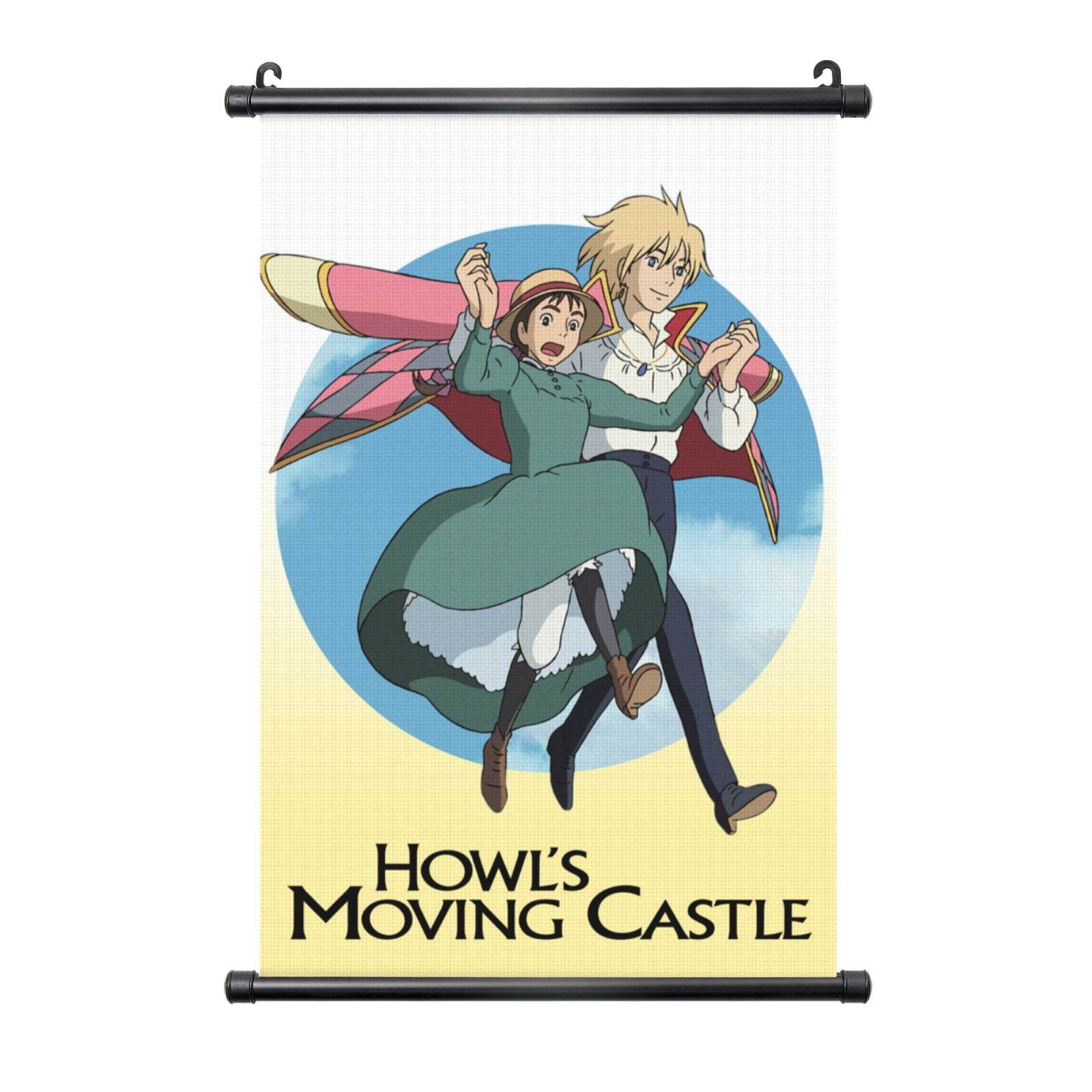 Shaft Hanging Banner Howl's Moving Castle Poster Wall Canvas Artwork ...