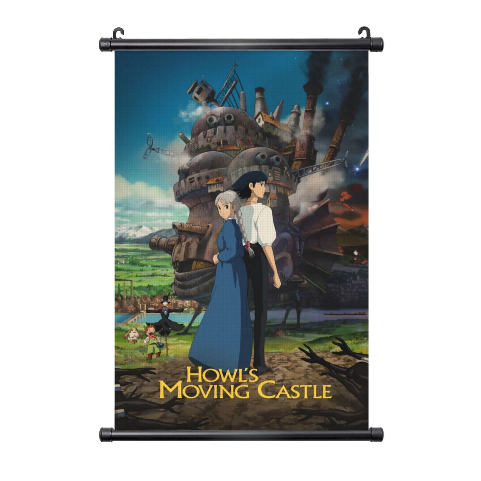 Shaft Hanging Banner Howl's Moving Castle Poster Wall Canvas Artwork ...