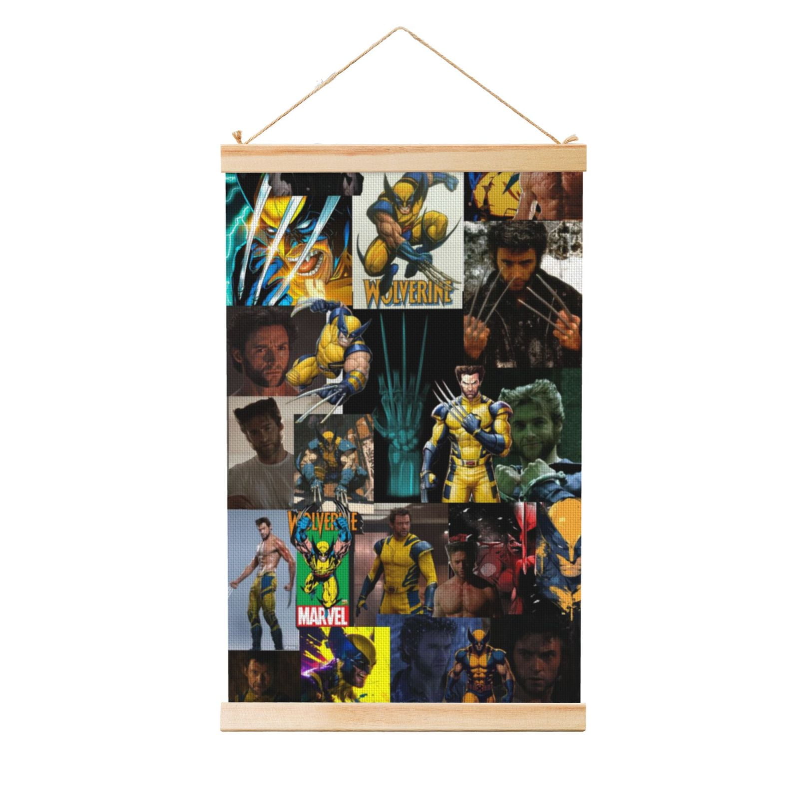 Shaft Hanging Banner Hugh Jackman Wolverine Poster Wall Canvas Artwork ...