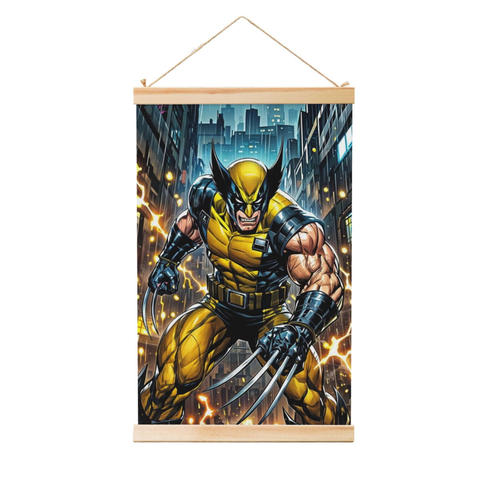 Shaft Hanging Banner Hugh Jackman Wolverine Poster Wall Canvas Artwork ...