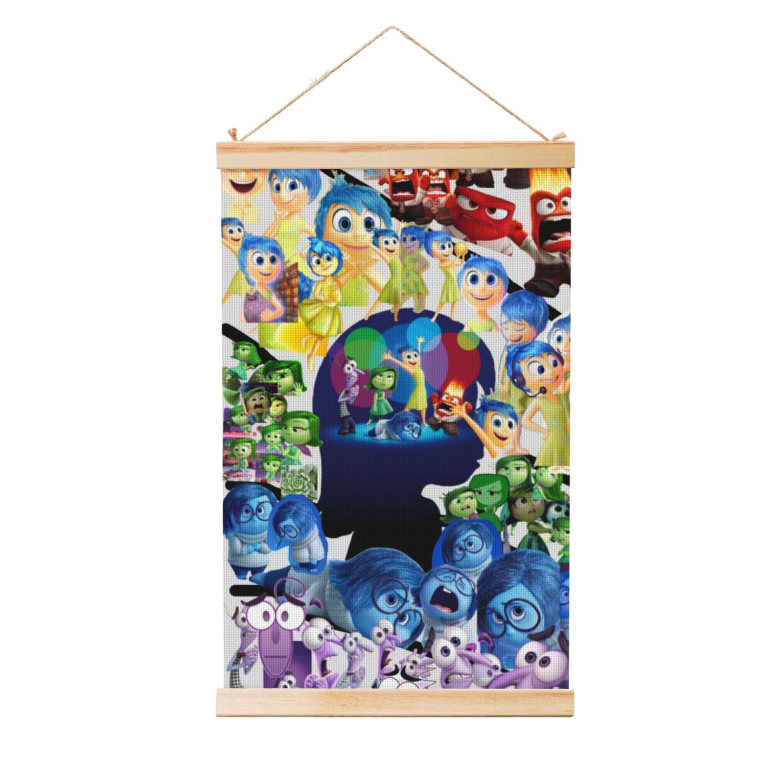 Shaft Hanging Banner Inside Out 2 Poster Wall Canvas Artwork With ...