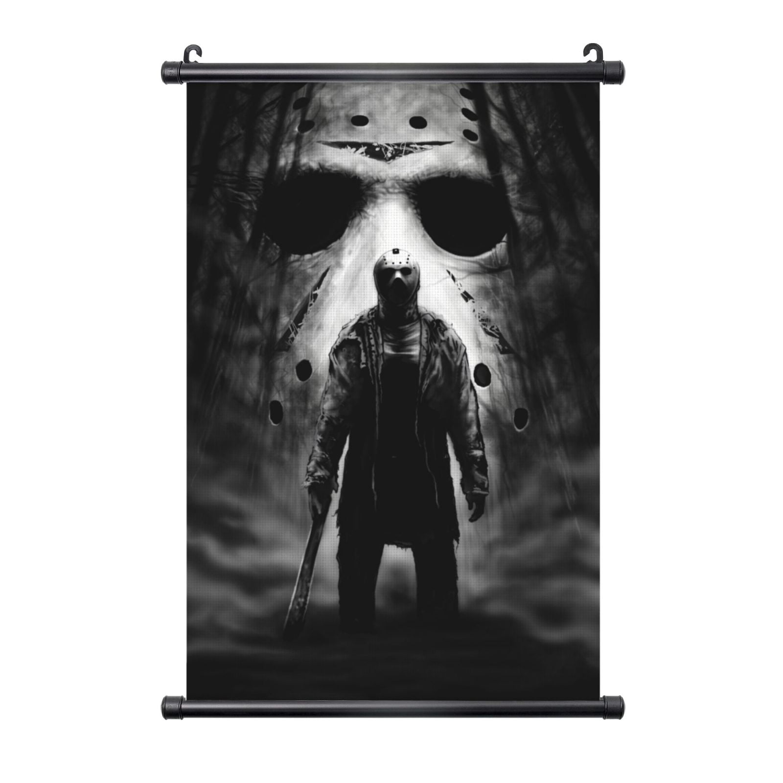 Shaft Hanging Banner Jason Voorhees Friday the 13th Poster Wall Canvas ...