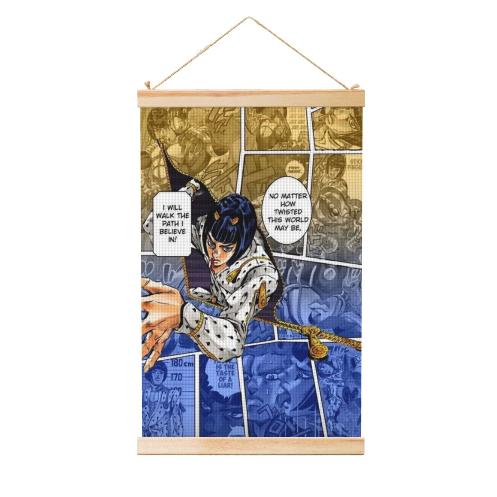 Shaft Hanging Banner Jojo's Bizarre Adventure Bruno Bucciarati Poster ...