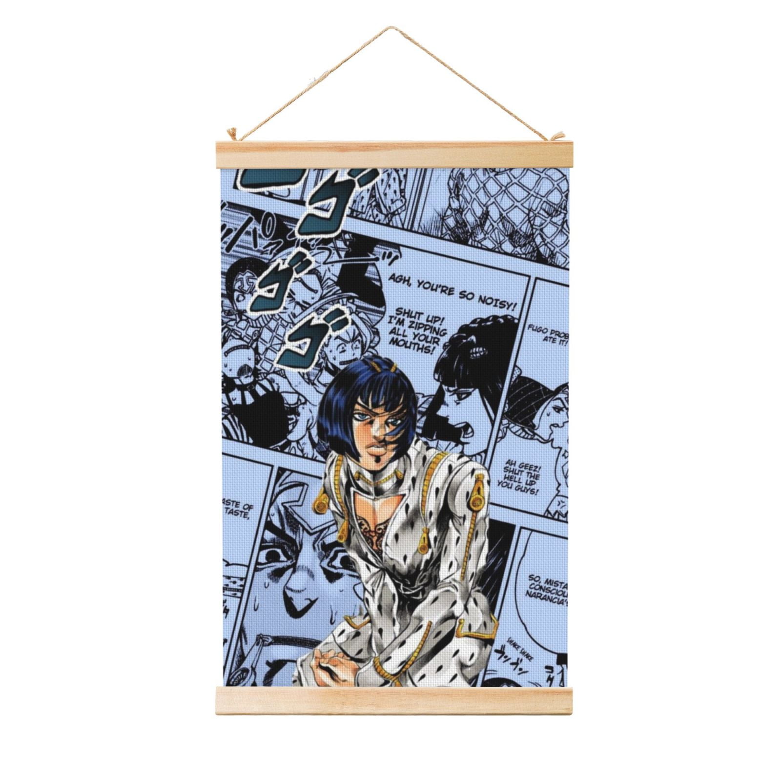 Shaft Hanging Banner Jojo's Bizarre Adventure Bruno Bucciarati Poster ...