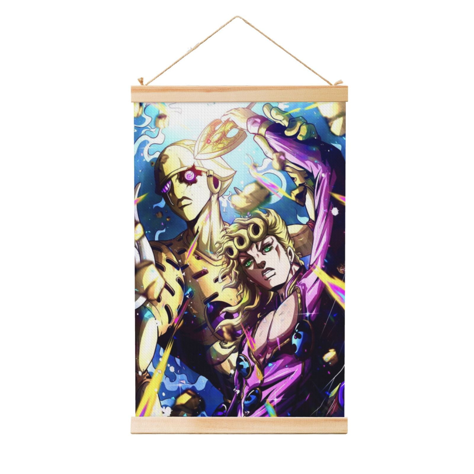 Shaft Hanging Banner Jojo's Bizarre Adventure Giorno Giovanna Poster ...