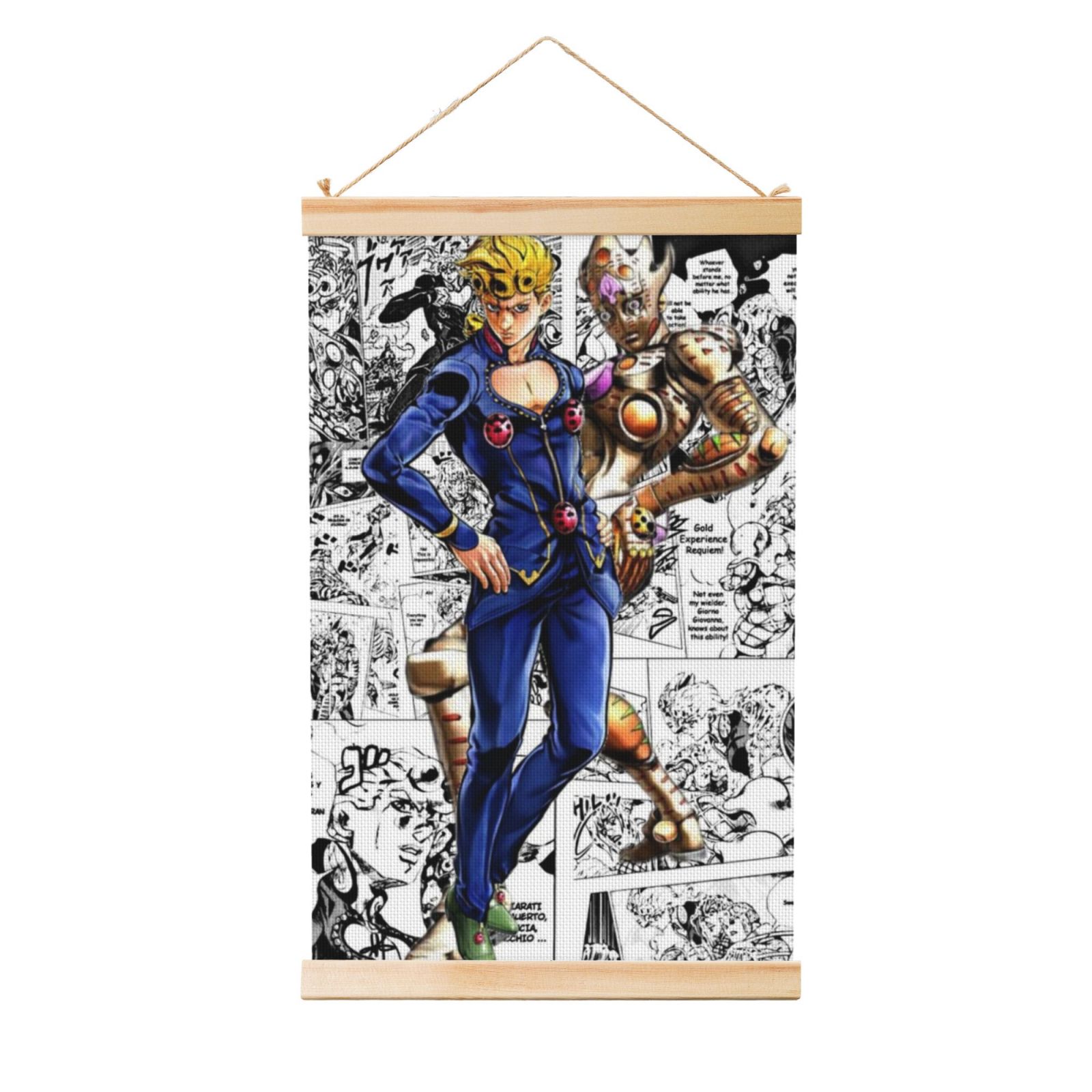 Shaft Hanging Banner Jojo's Bizarre Adventure Giorno Giovanna Poster ...
