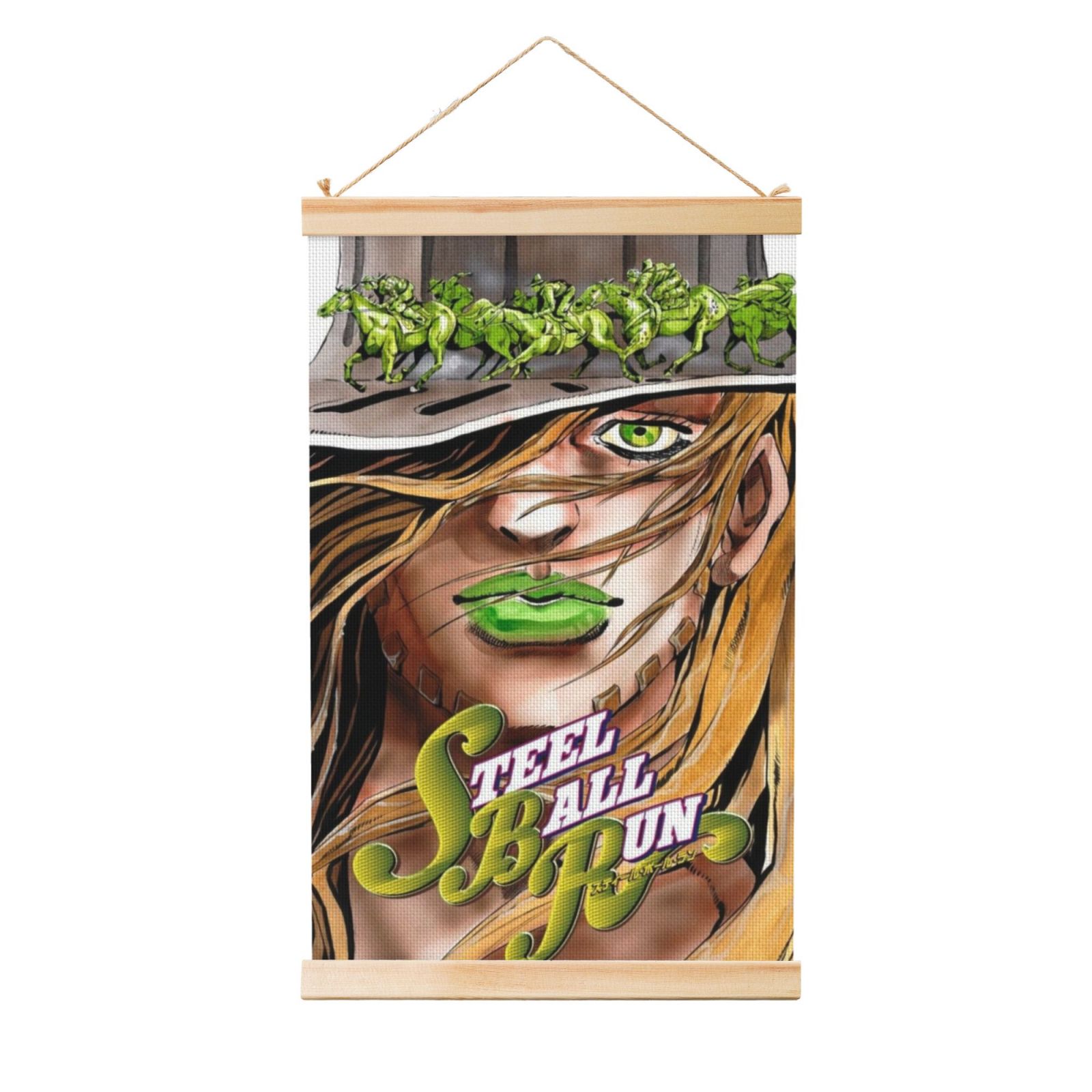 Shaft Hanging Banner Jojo's Bizarre Adventure Gyro Zeppeli Poster Wall ...