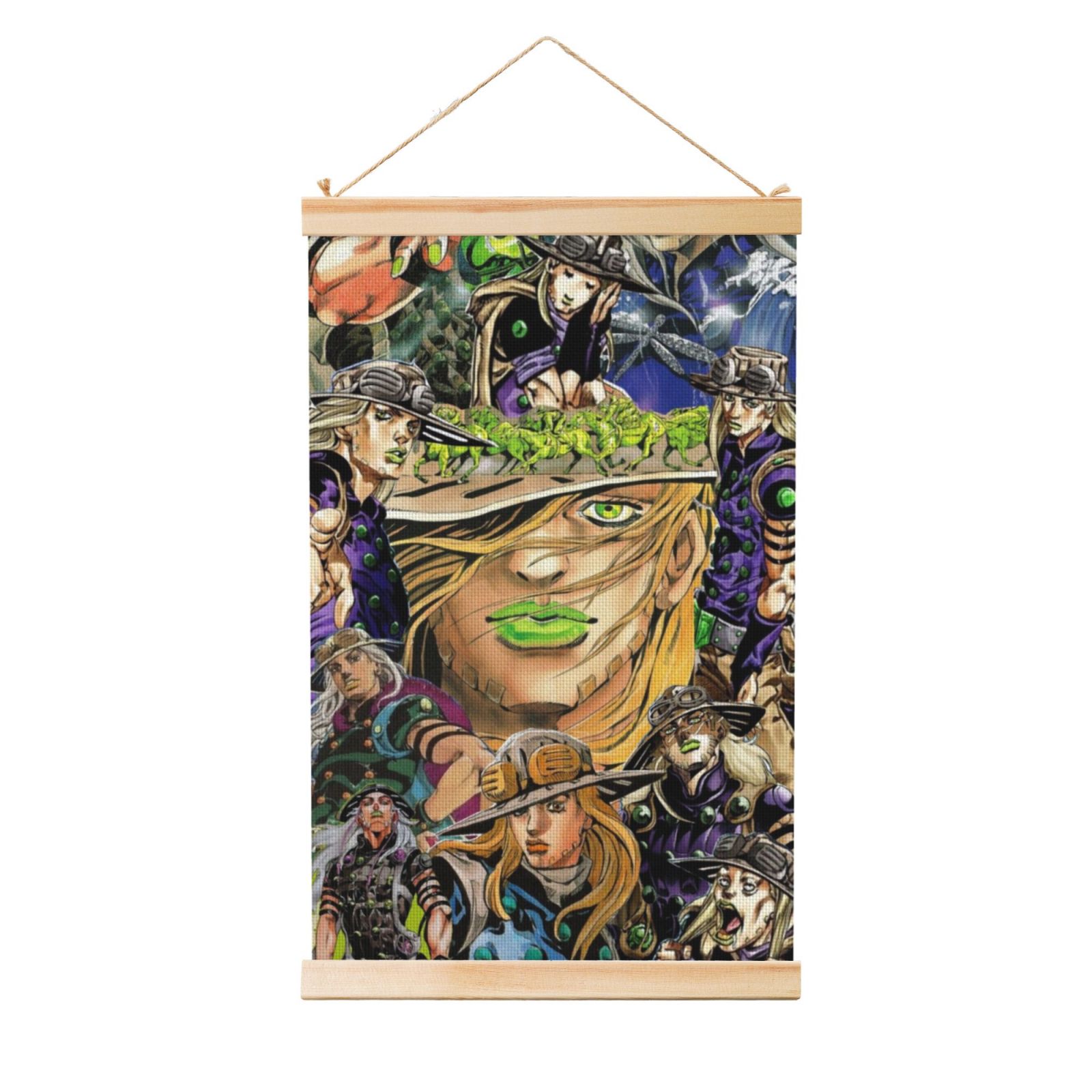 Shaft Hanging Banner Jojo's Bizarre Adventure Gyro Zeppeli Poster Wall ...