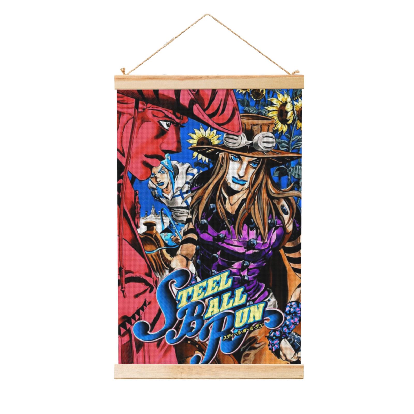Shaft Hanging Banner Jojo's Bizarre Adventure Gyro Zeppeli Poster Wall ...