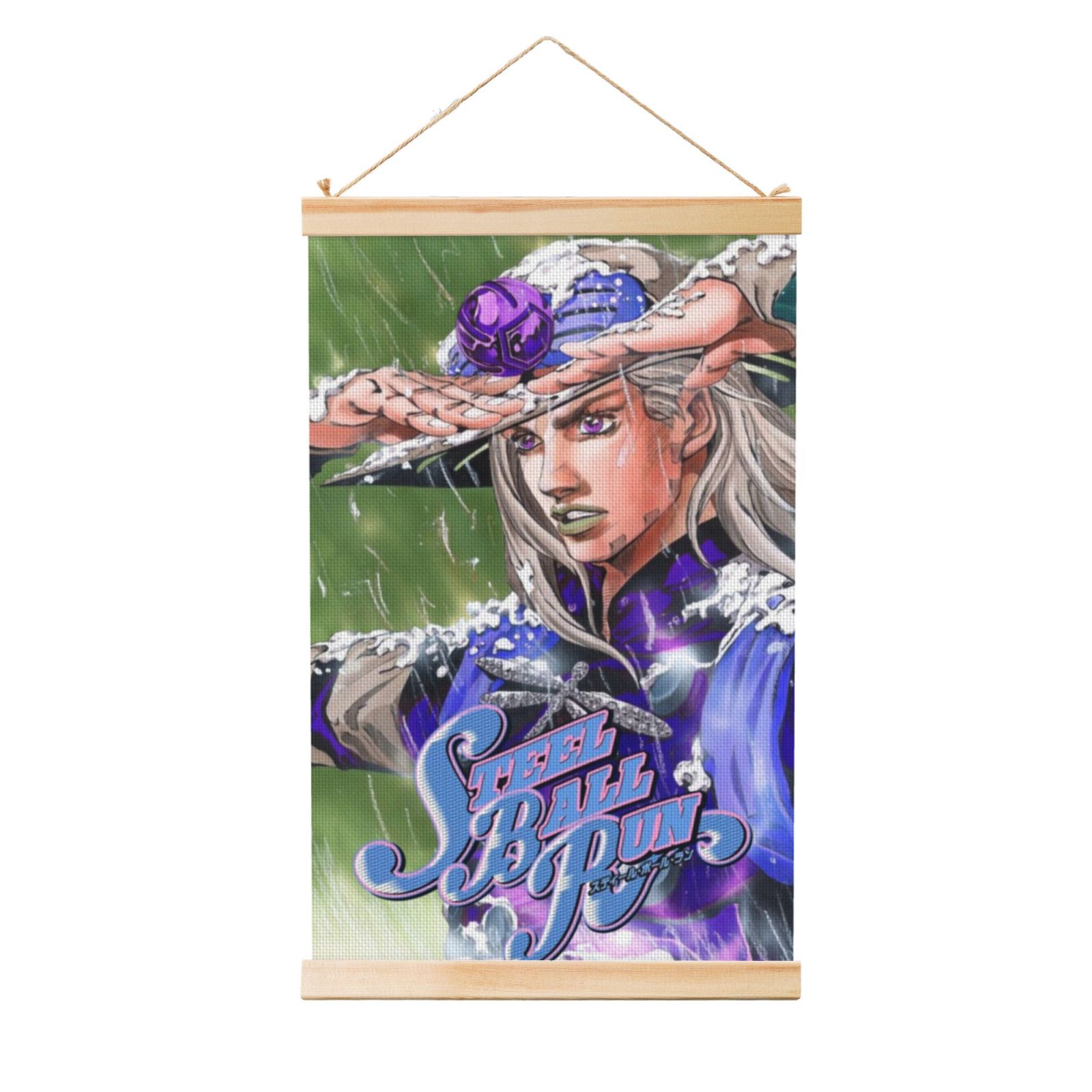 Shaft Hanging Banner Jojo's Bizarre Adventure Gyro Zeppeli Poster Wall ...