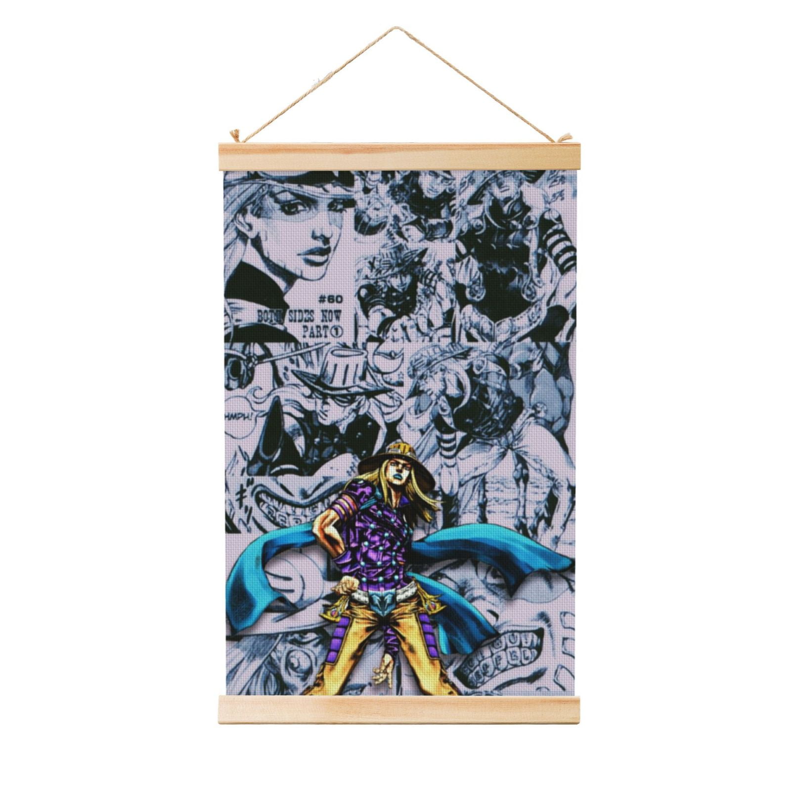 Shaft Hanging Banner Jojo's Bizarre Adventure Gyro Zeppeli Poster Wall ...