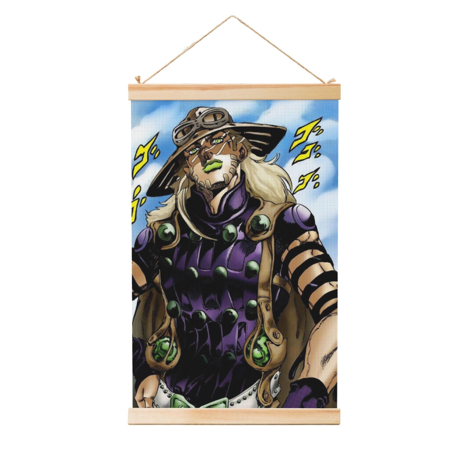 Shaft Hanging Banner Jojo's Bizarre Adventure Gyro Zeppeli Poster Wall ...