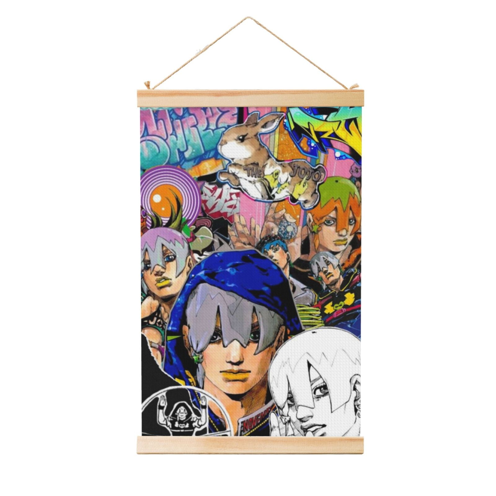 Shaft Hanging Banner Jojo's Bizarre Adventure Jodio Joestar Poster Wall ...