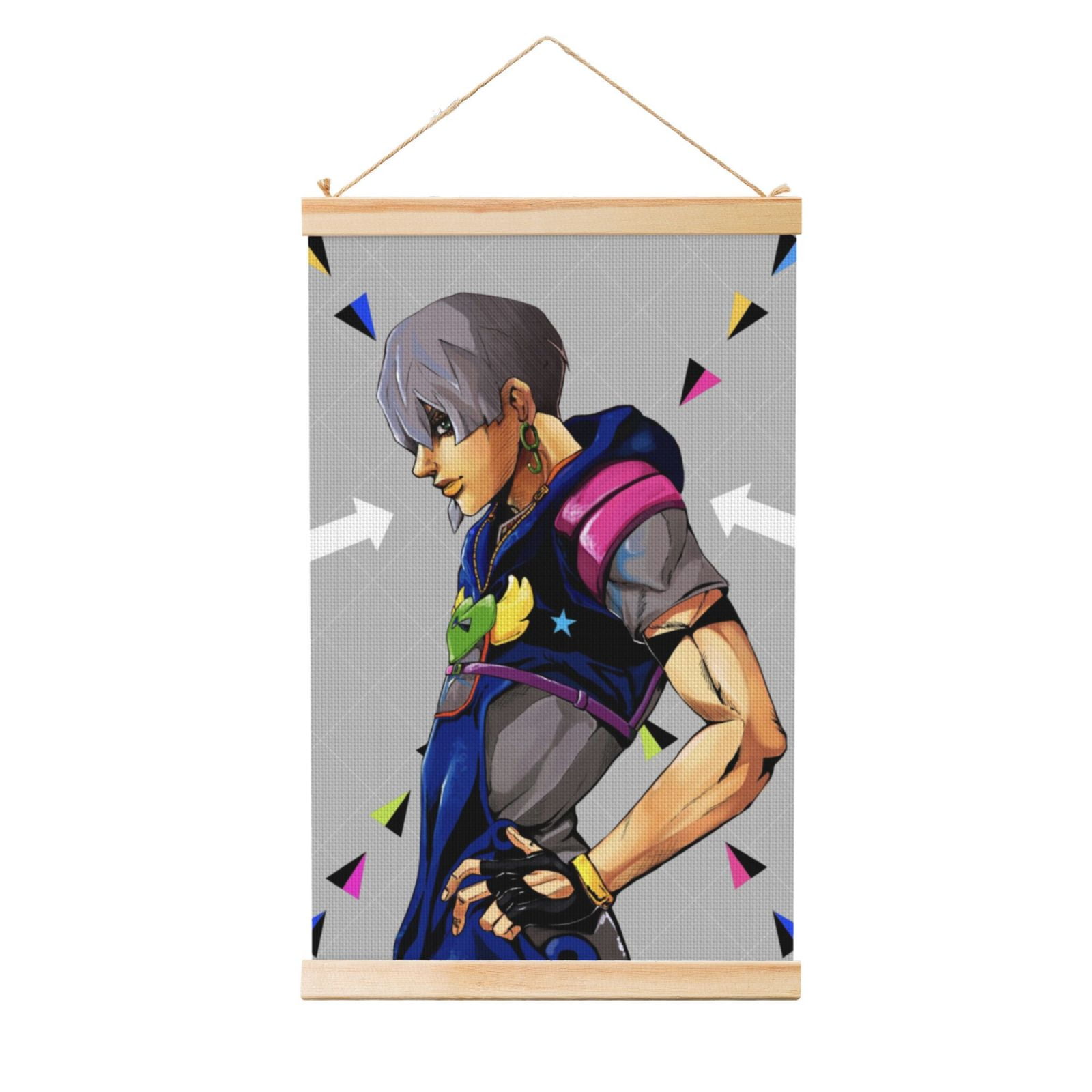 Shaft Hanging Banner Jojo's Bizarre Adventure Jodio Joestar Poster Wall ...