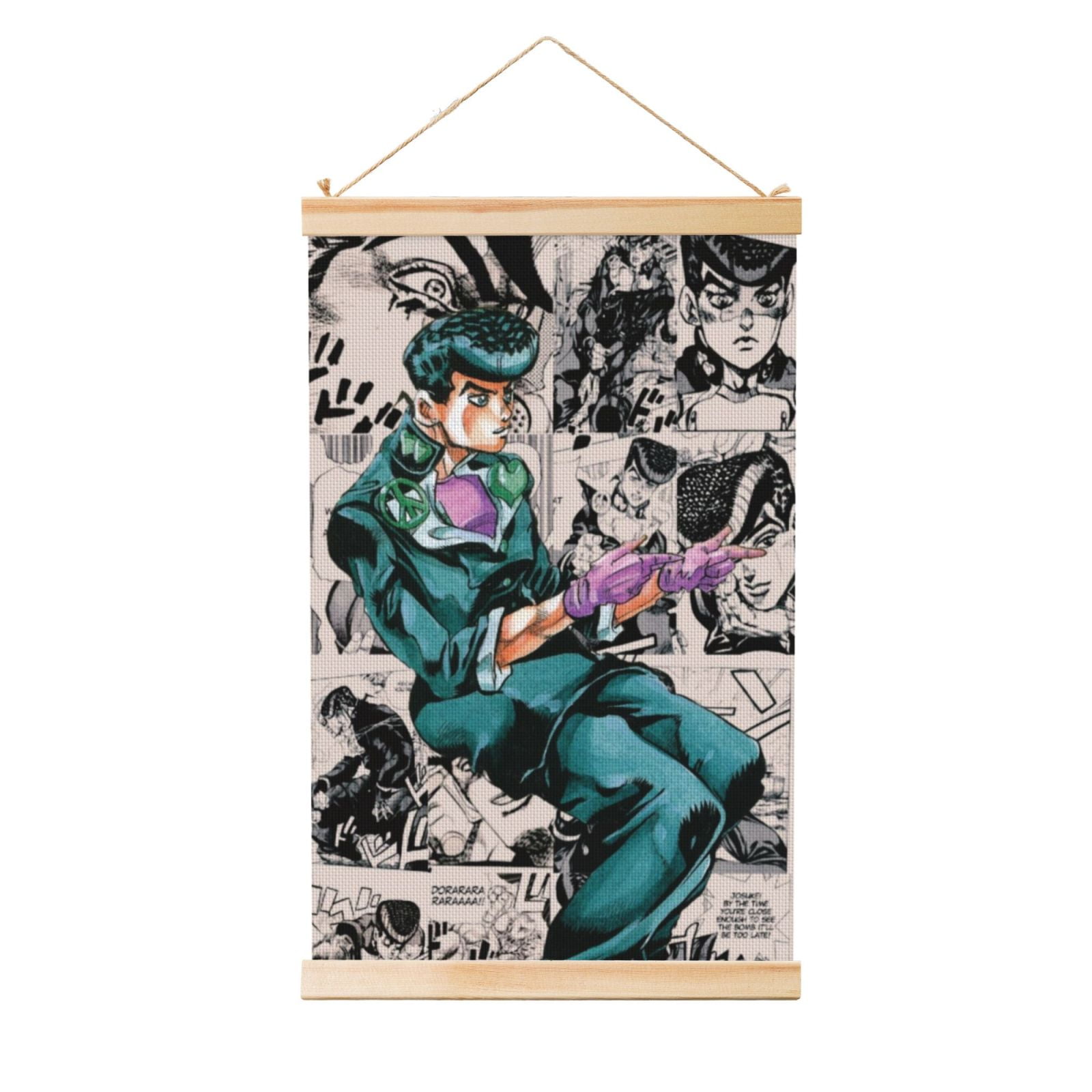 Shaft Hanging Banner Jojo's Bizarre Adventure Josuke Higashikata Poster ...