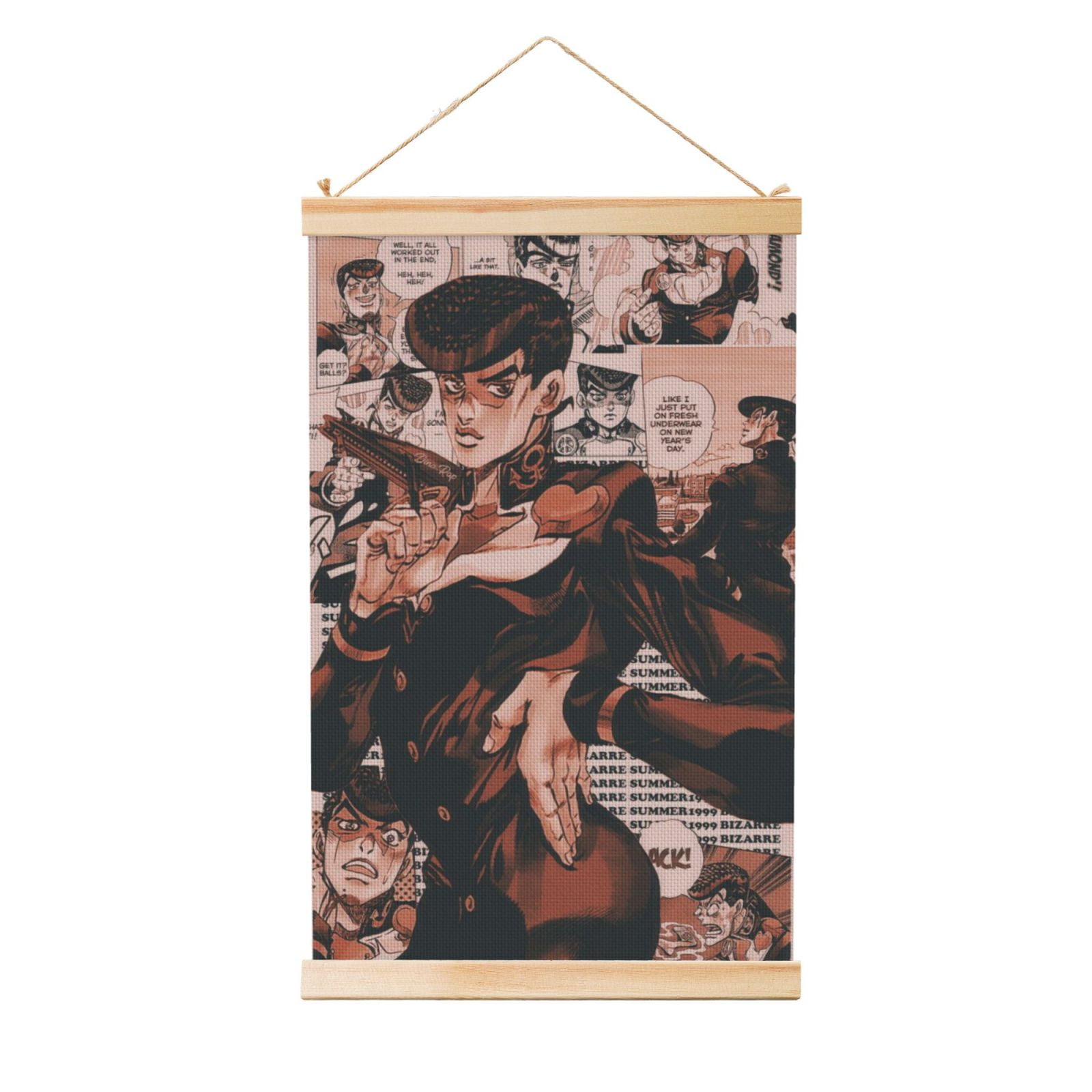 Shaft Hanging Banner Jojo's Bizarre Adventure Josuke Higashikata Poster ...