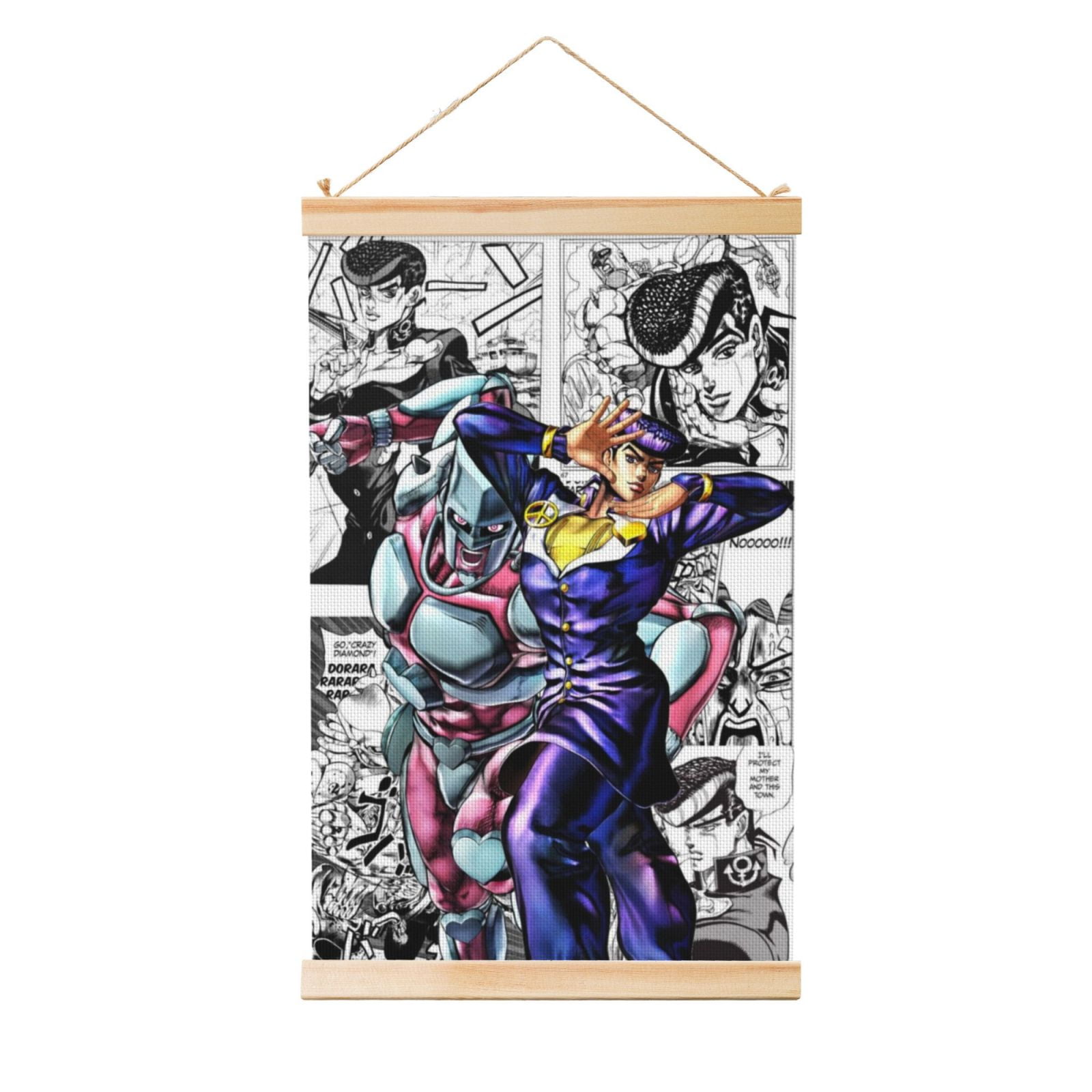 Shaft Hanging Banner Jojo's Bizarre Adventure Josuke Higashikata Poster ...