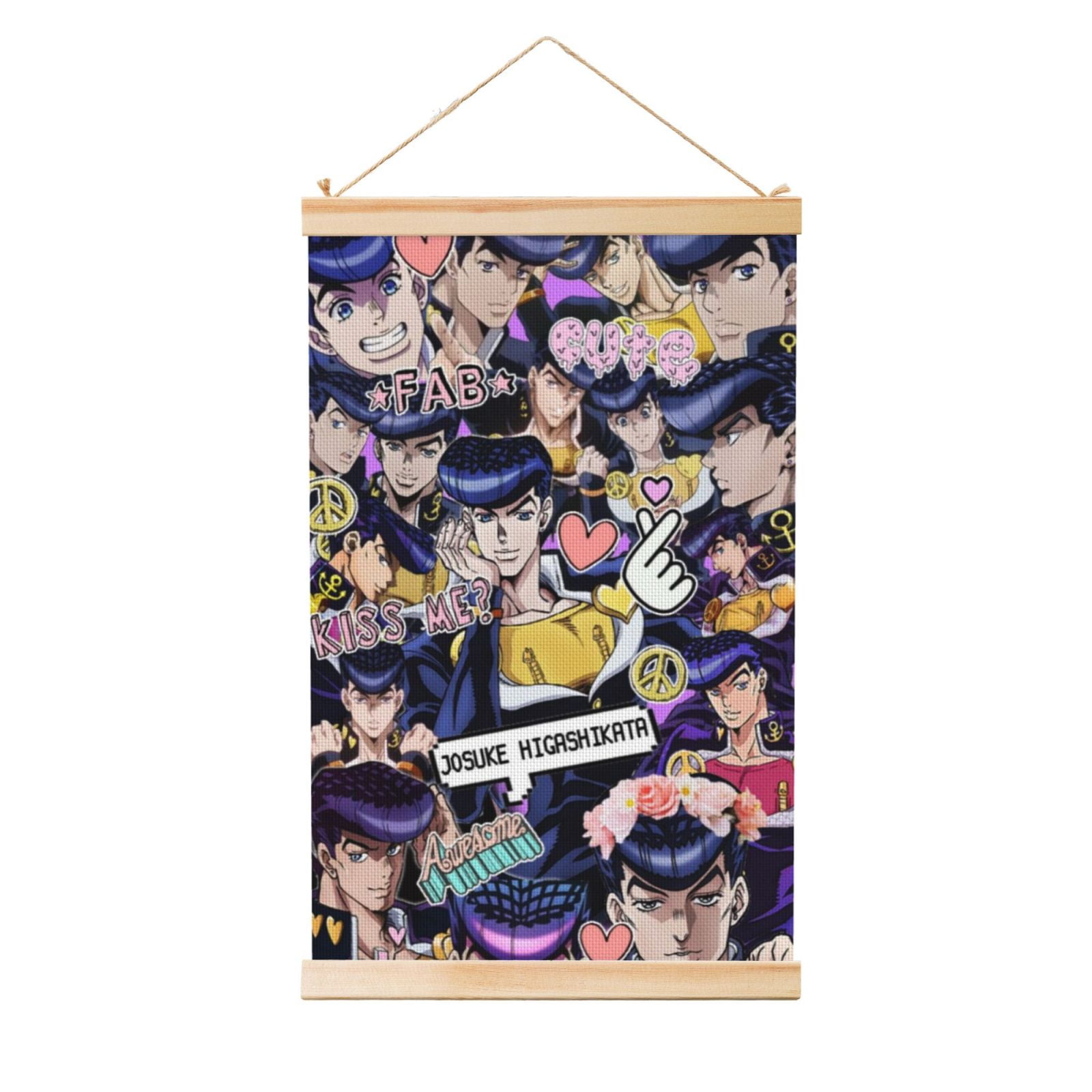 Shaft Hanging Banner Jojo's Bizarre Adventure Josuke Higashikata Poster ...