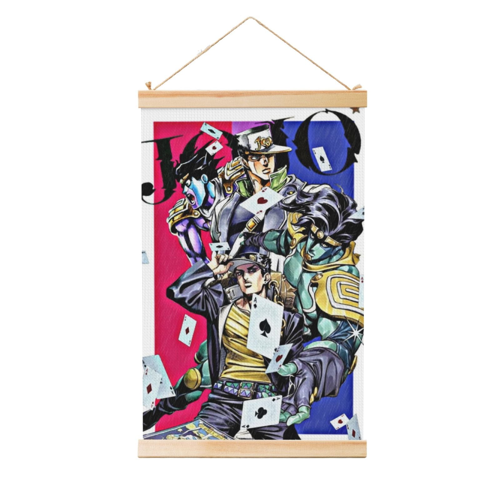 Shaft Hanging Banner Jojo's Bizarre Adventure Kujo Jotaro Poster Wall ...