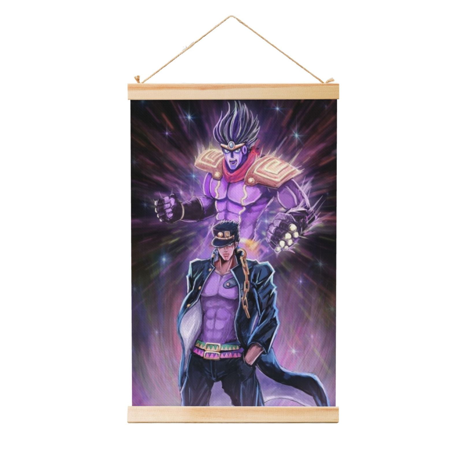 Shaft Hanging Banner Jojo's Bizarre Adventure Kujo Jotaro Poster Wall ...
