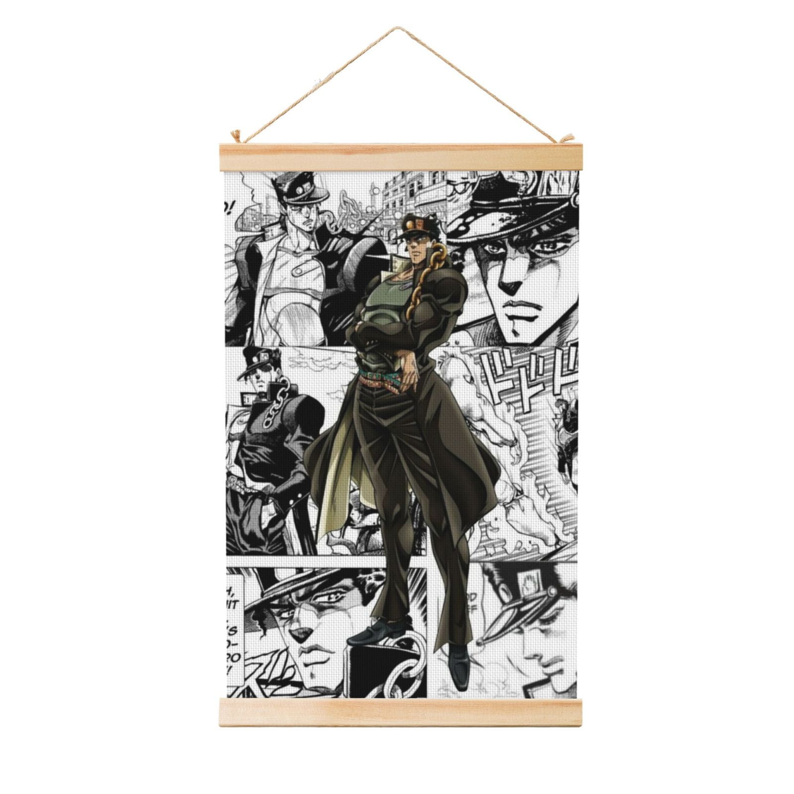 Shaft Hanging Banner Jojo's Bizarre Adventure Kujo Jotaro Poster Wall ...