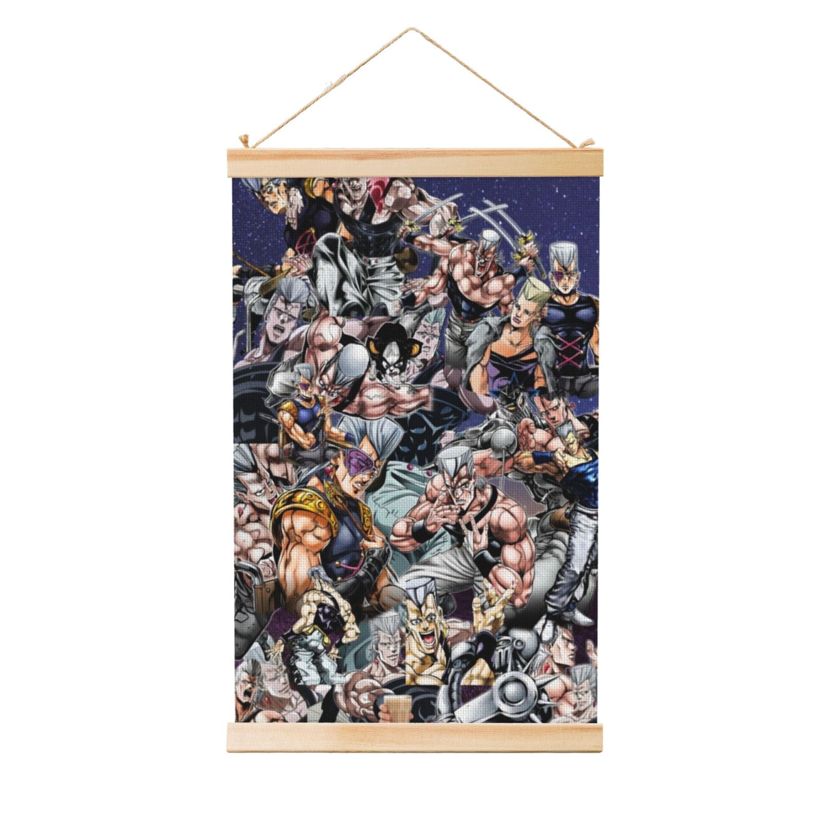 Shaft Hanging Banner Jojo's Bizarre Adventure Polnareff Poster Wall ...
