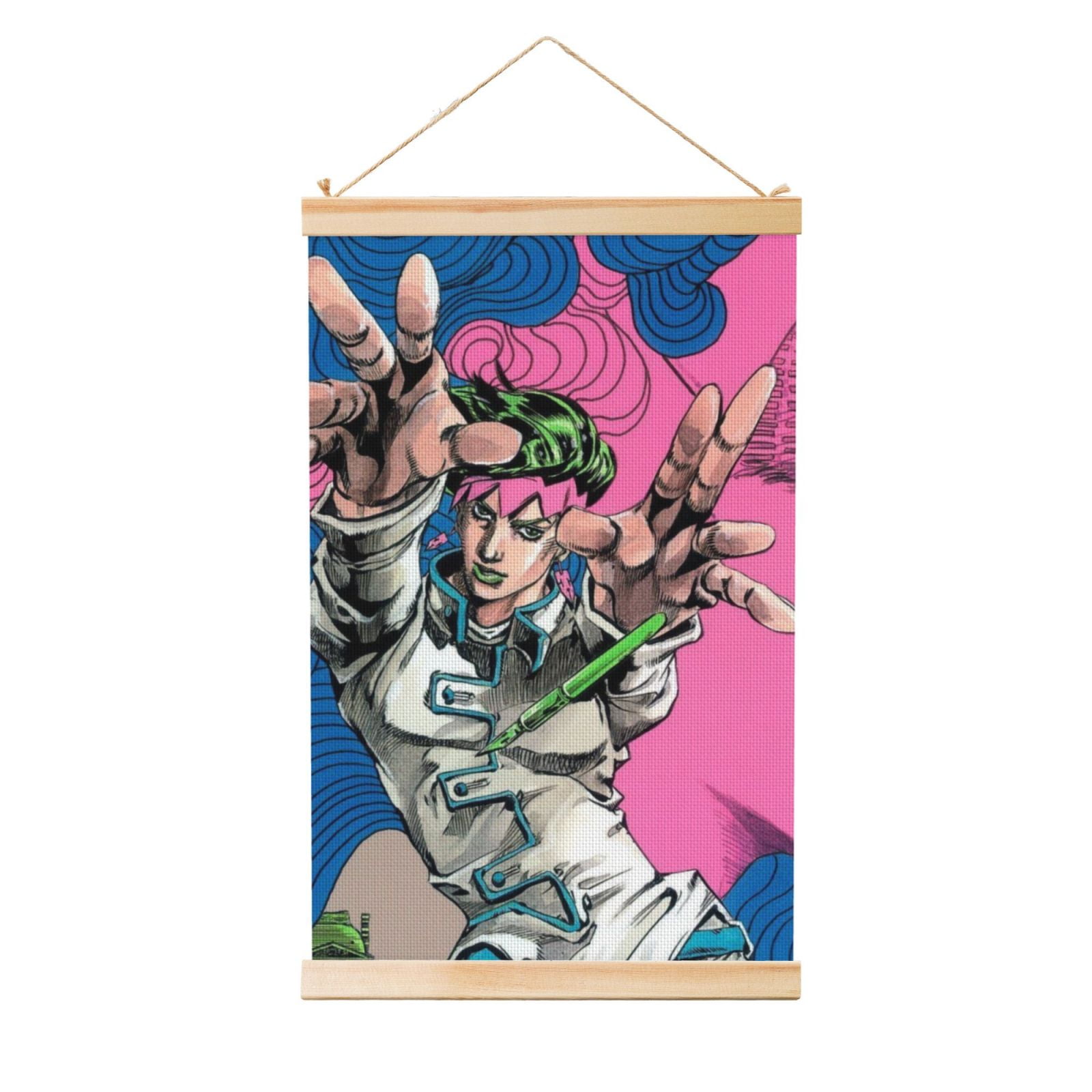 Shaft Hanging Banner Jojo's Bizarre Adventure Rohan Kishibe Poster Wall ...