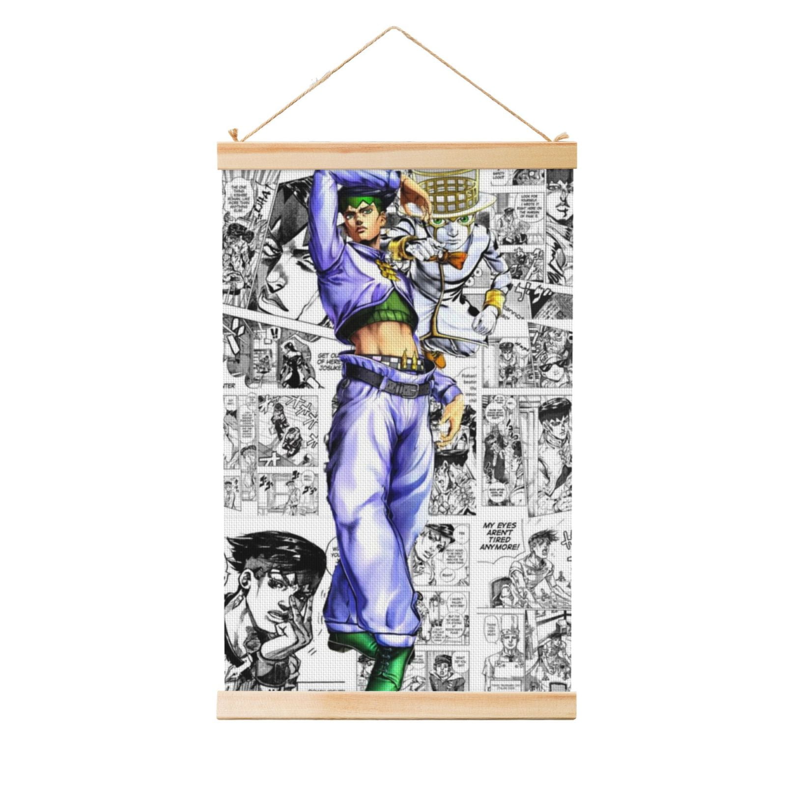 Shaft Hanging Banner Jojo's Bizarre Adventure Rohan Kishibe Poster Wall ...