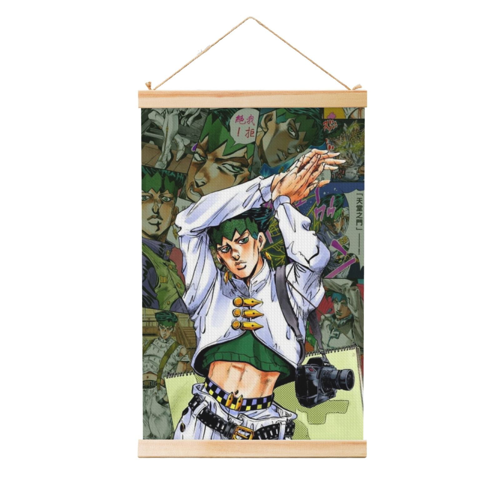 Shaft Hanging Banner Jojo's Bizarre Adventure Rohan Kishibe Poster Wall ...