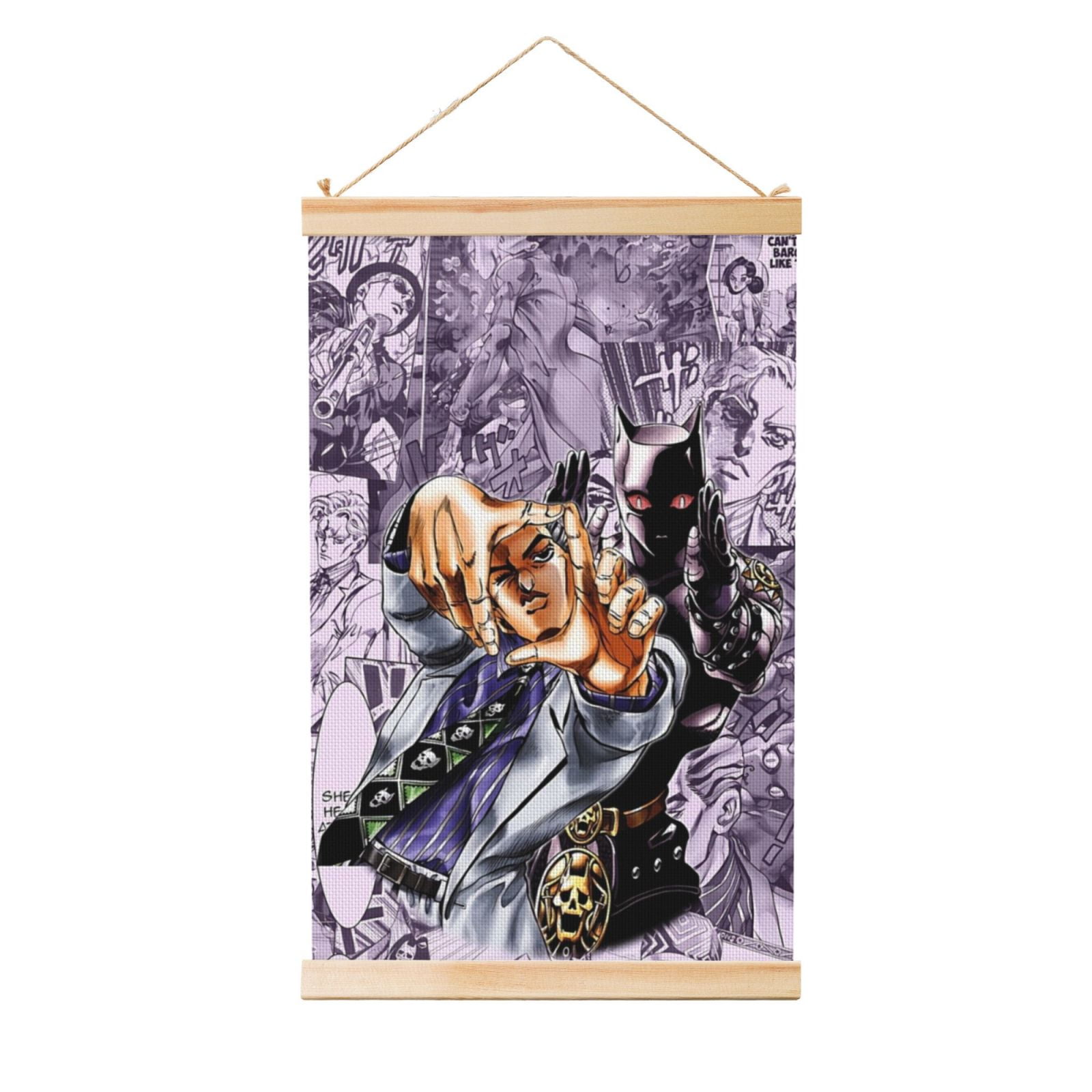 Shaft Hanging Banner Jojo's Bizarre Adventure Yoshikage Kira Poster ...