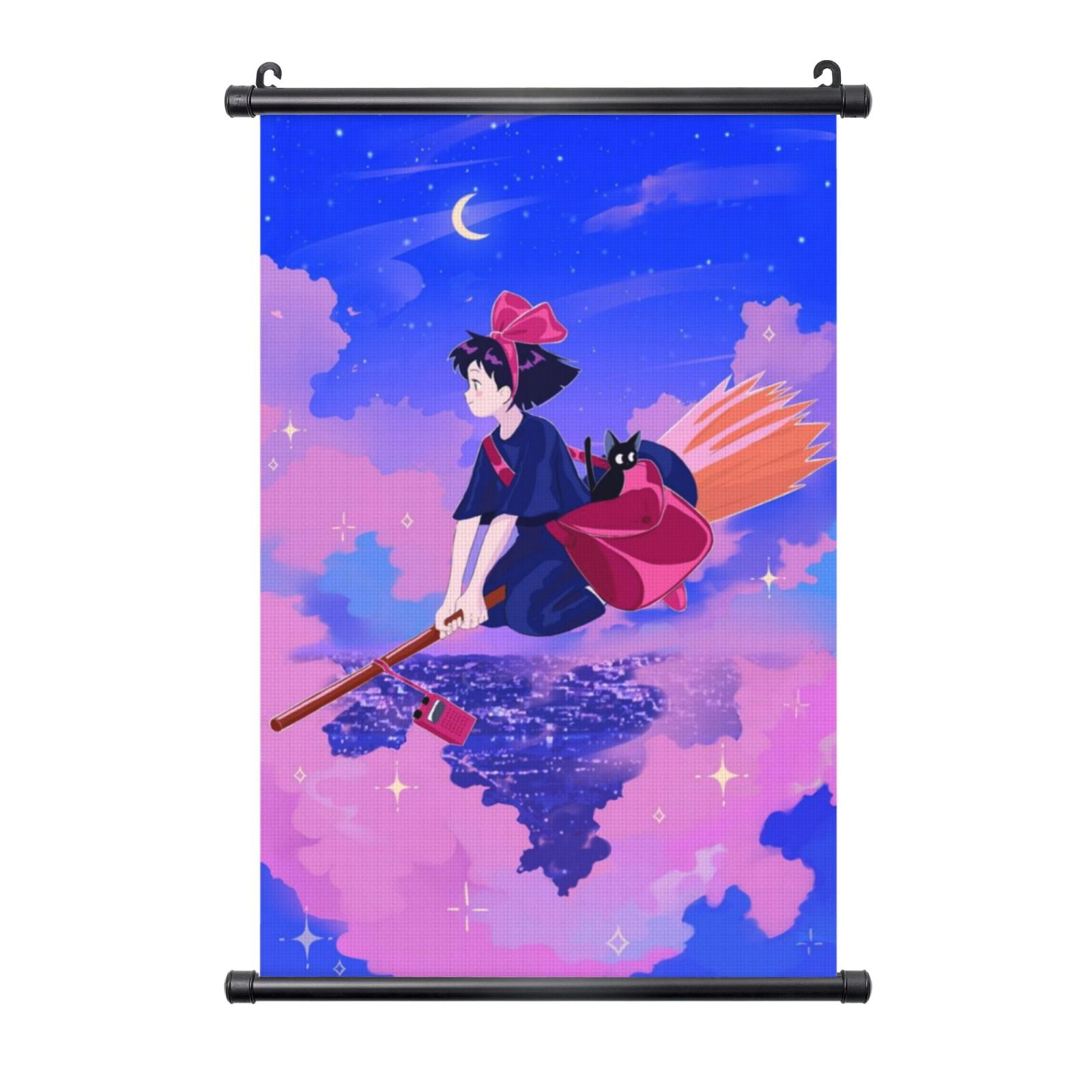Shaft Hanging Banner Kiki's Delivery Service Poster Wall Canvas Artwork ...