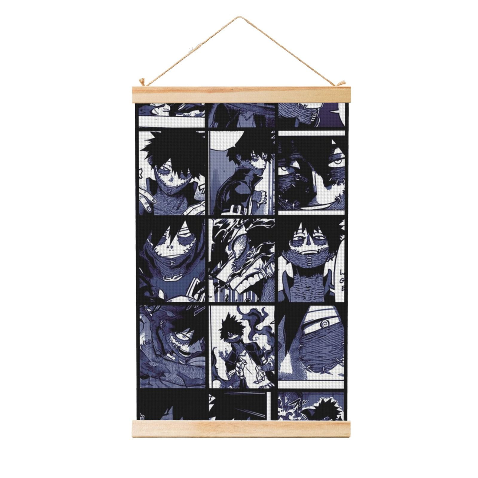 Shaft Hanging Banner My Hero Academia Dabi Collage Poster Wall Canvas ...