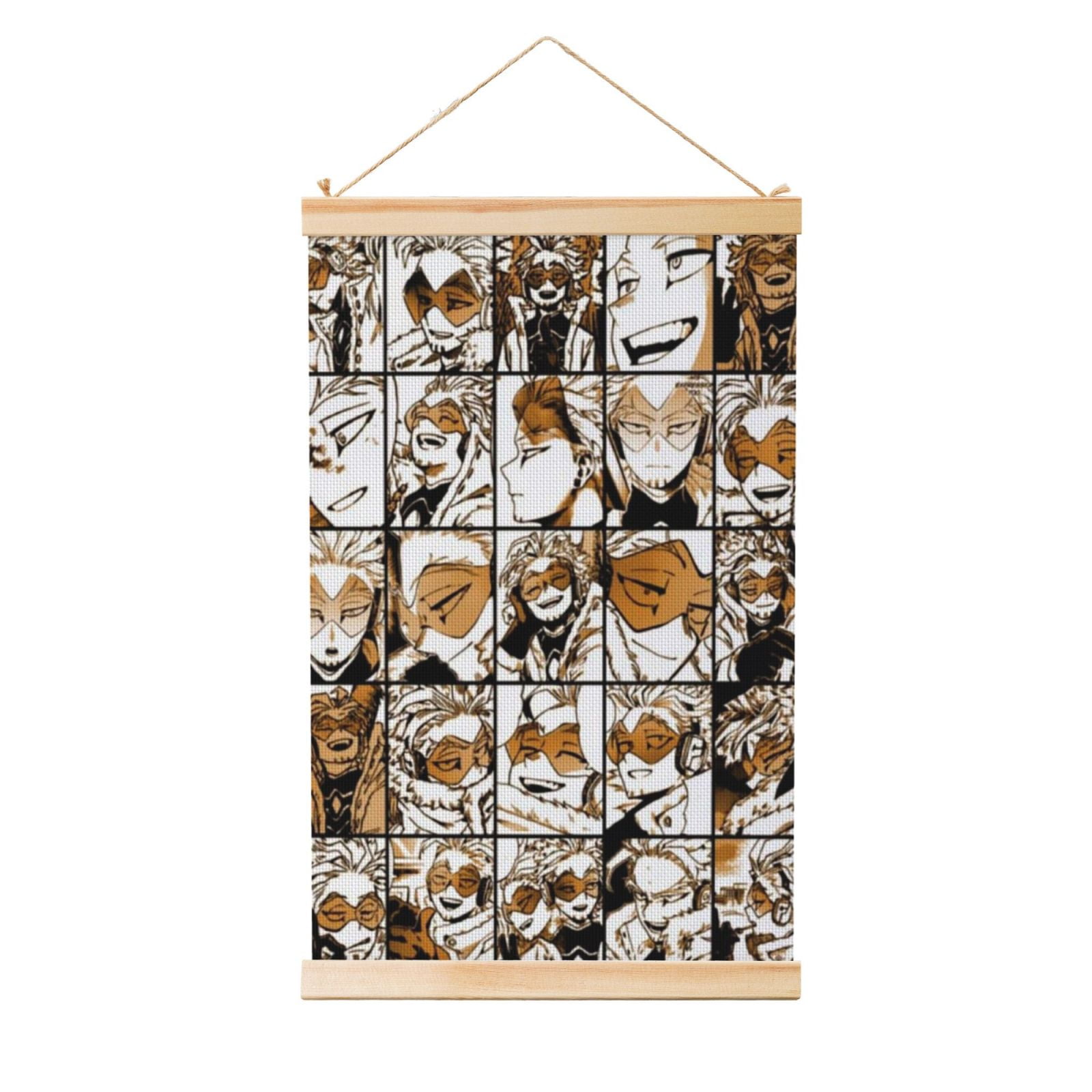 Shaft Hanging Banner My Hero Academia Hawks - Manga Collage Poster Wall ...