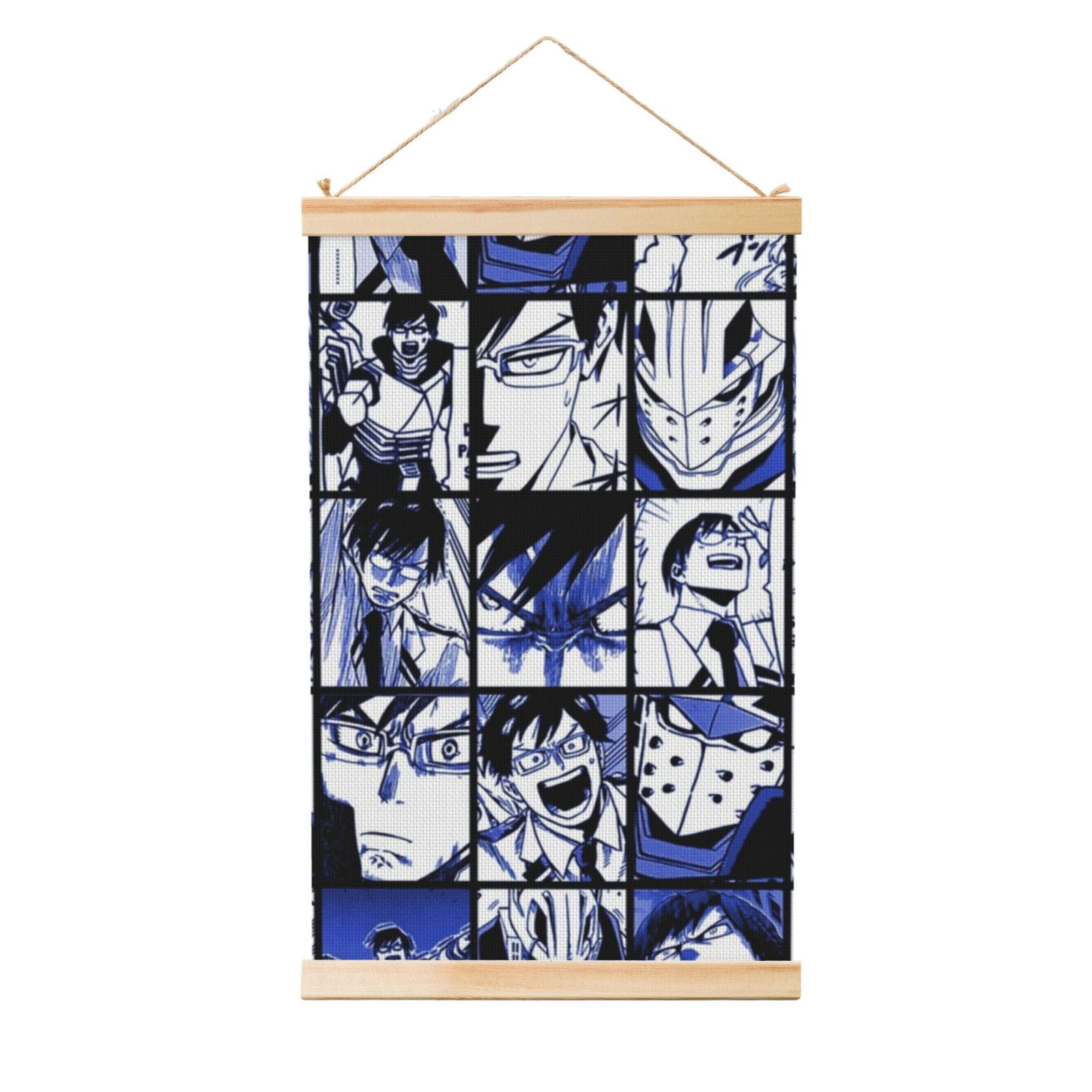 Shaft Hanging Banner My Hero Academia Iida Collage Poster Wall Canvas ...