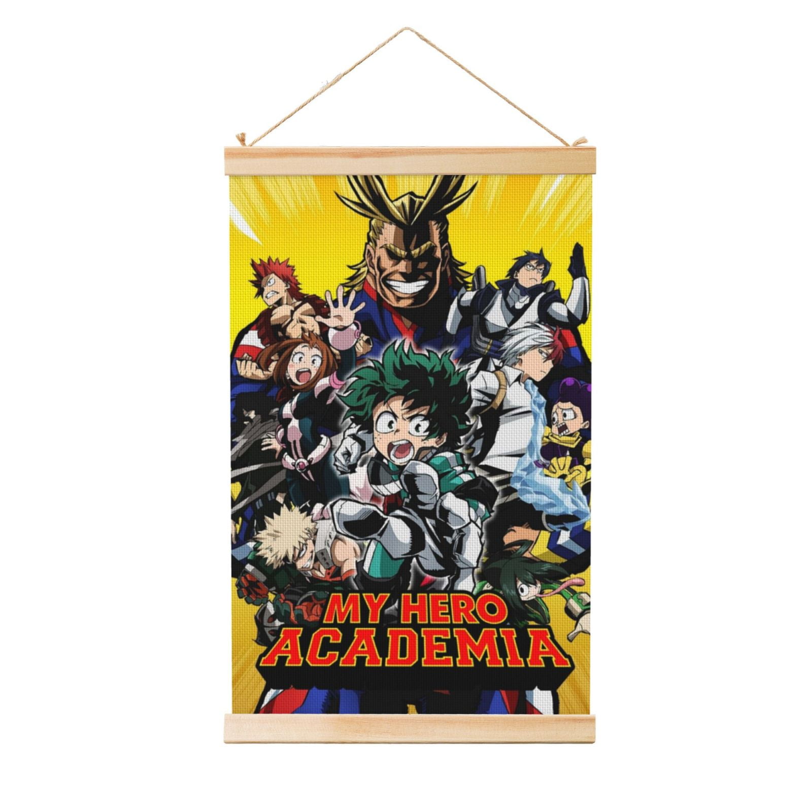 Shaft Hanging Banner My Hero Academia Poster Wall Canvas Artwork With ...