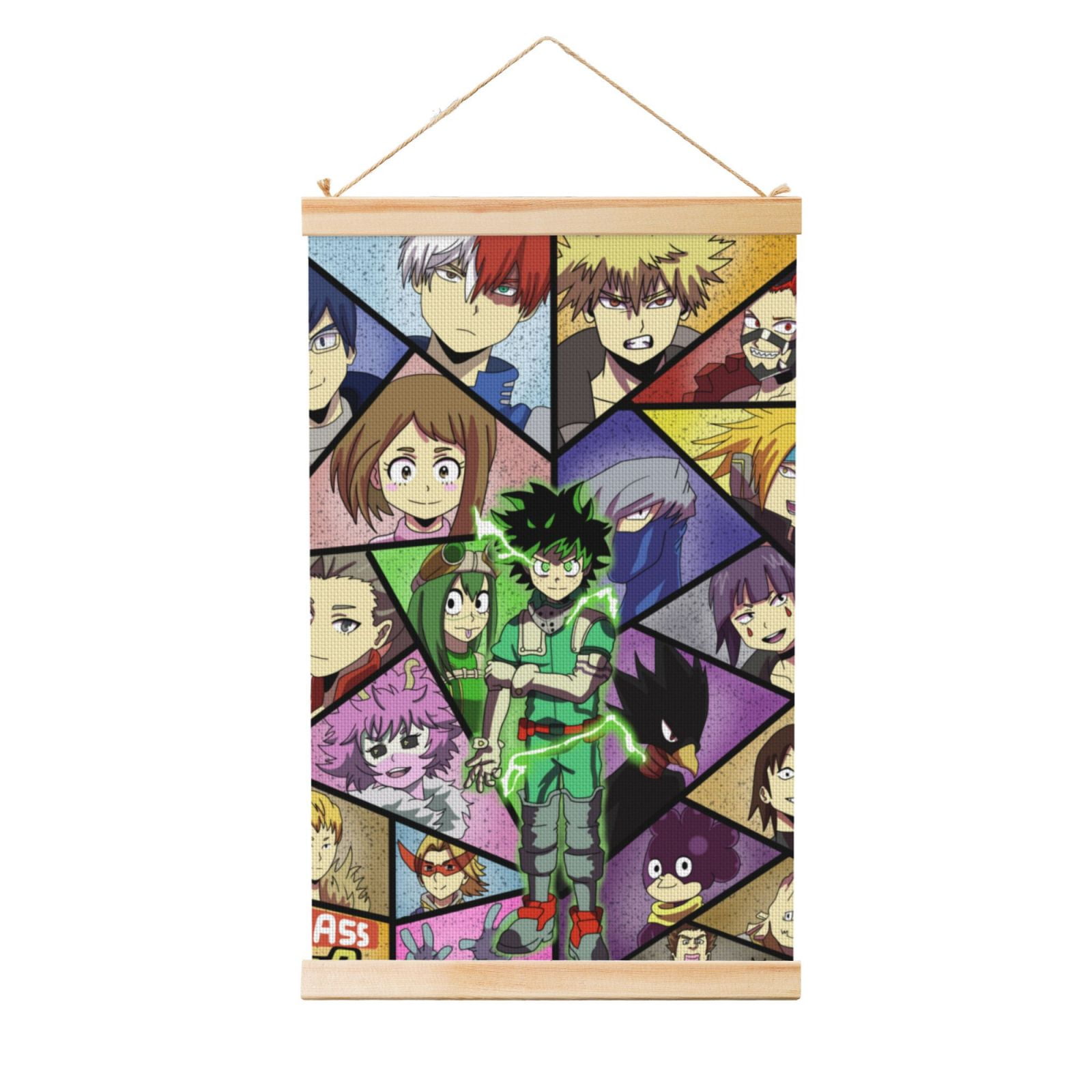 Shaft Hanging Banner My Hero Academia Poster Wall Canvas Artwork With ...