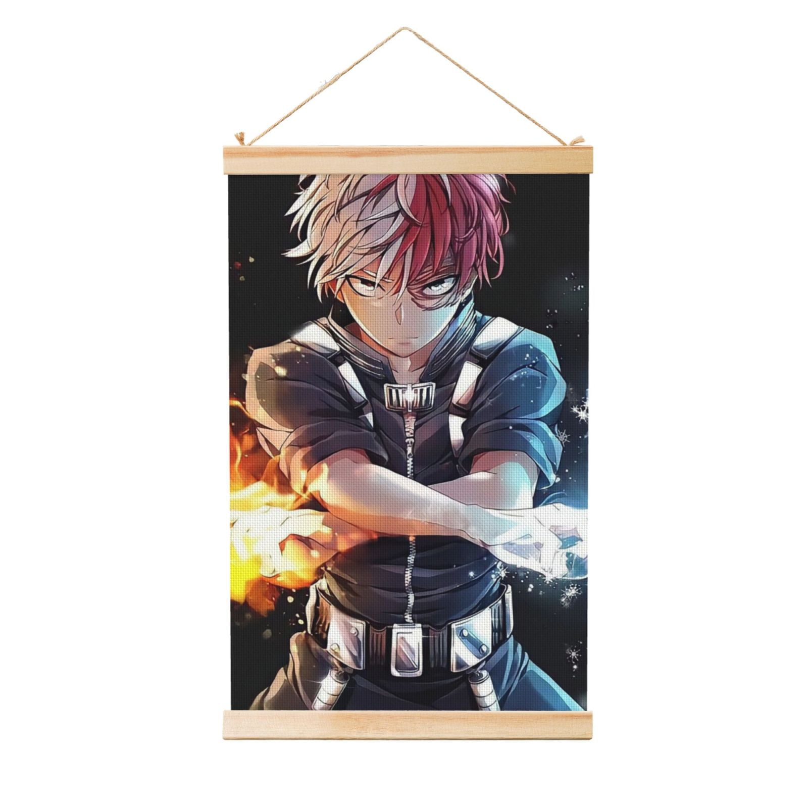 Shaft Hanging Banner My Hero Academia Shoto Todorok Poster Wall Canvas ...