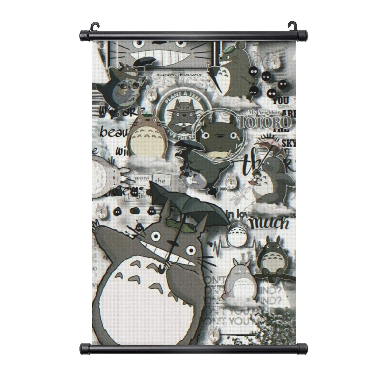Shaft Hanging Banner My Neighbor Totoro Poster Wall Canvas Artwork With ...
