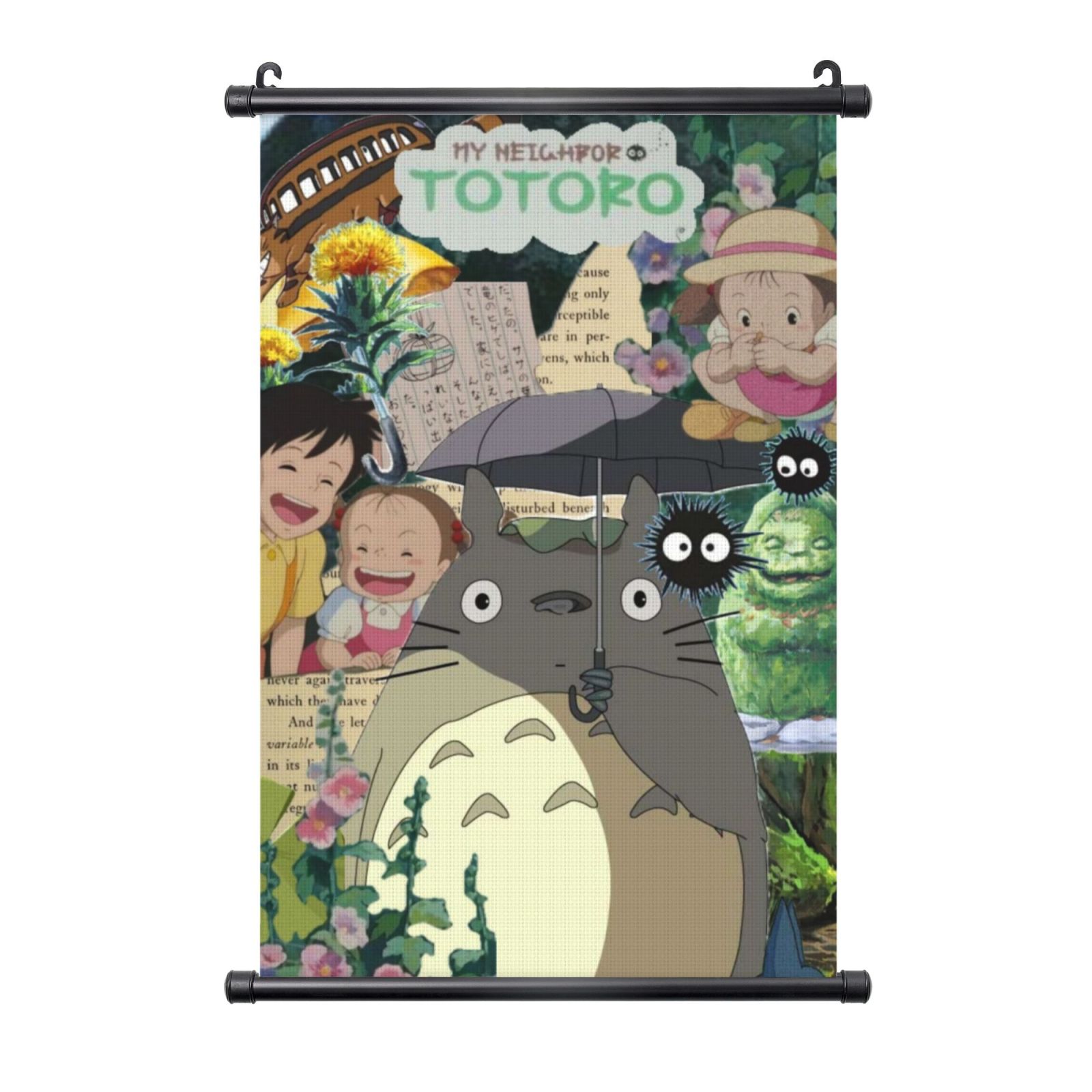 Shaft Hanging Banner My Neighbor Totoro Poster Wall Canvas Artwork With ...