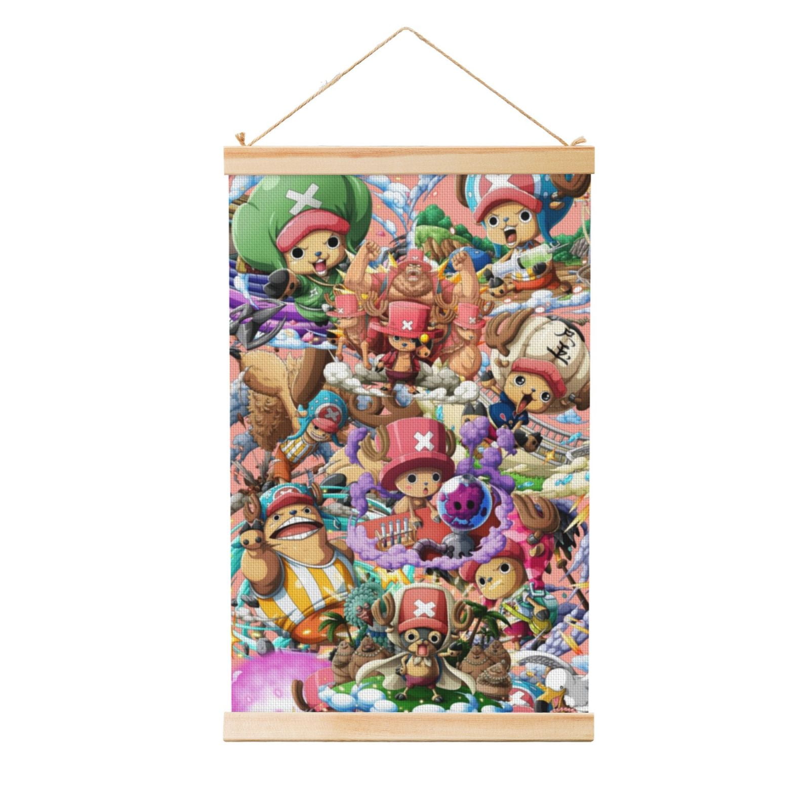 Shaft Hanging Banner One Piece Chopper Poster Wall Canvas Artwork With ...