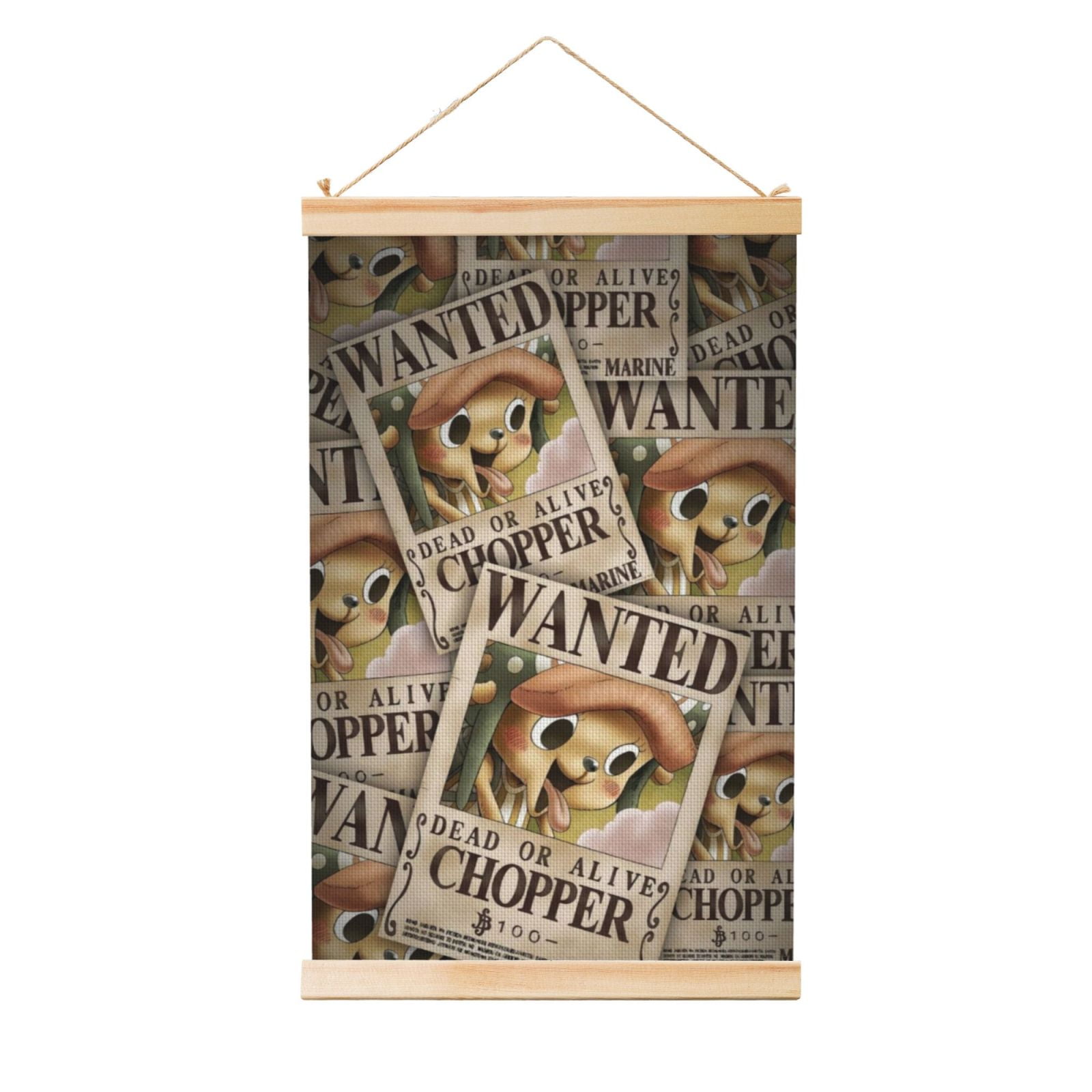 Shaft Hanging Banner One Piece Chopper Poster Wall Canvas Artwork With ...