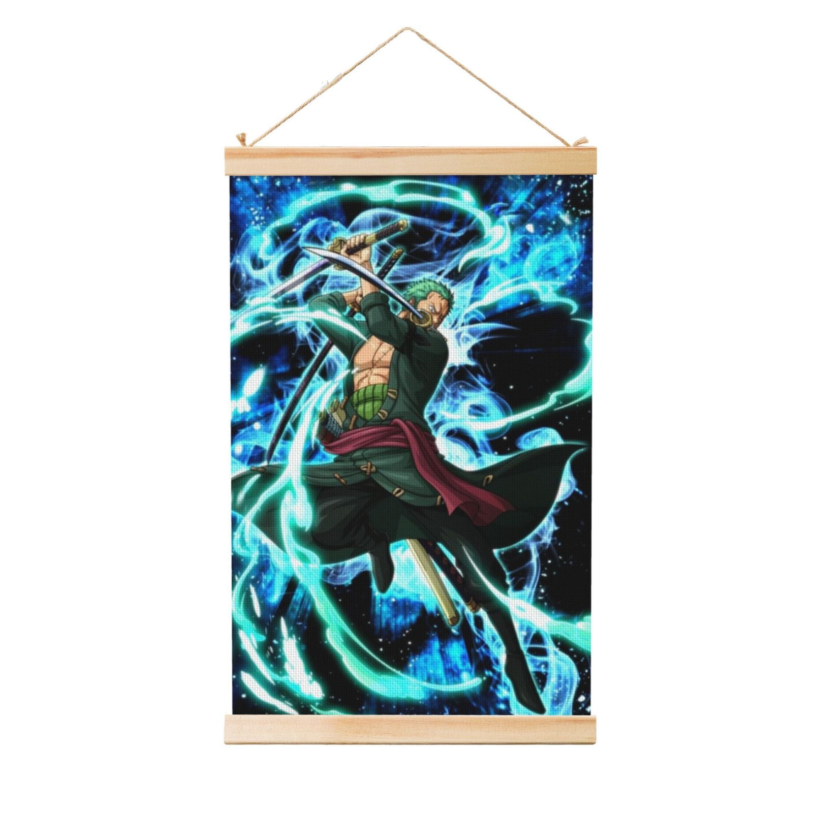 Shaft Hanging Banner One Piece Zoro Poster Wall Canvas Artwork With ...