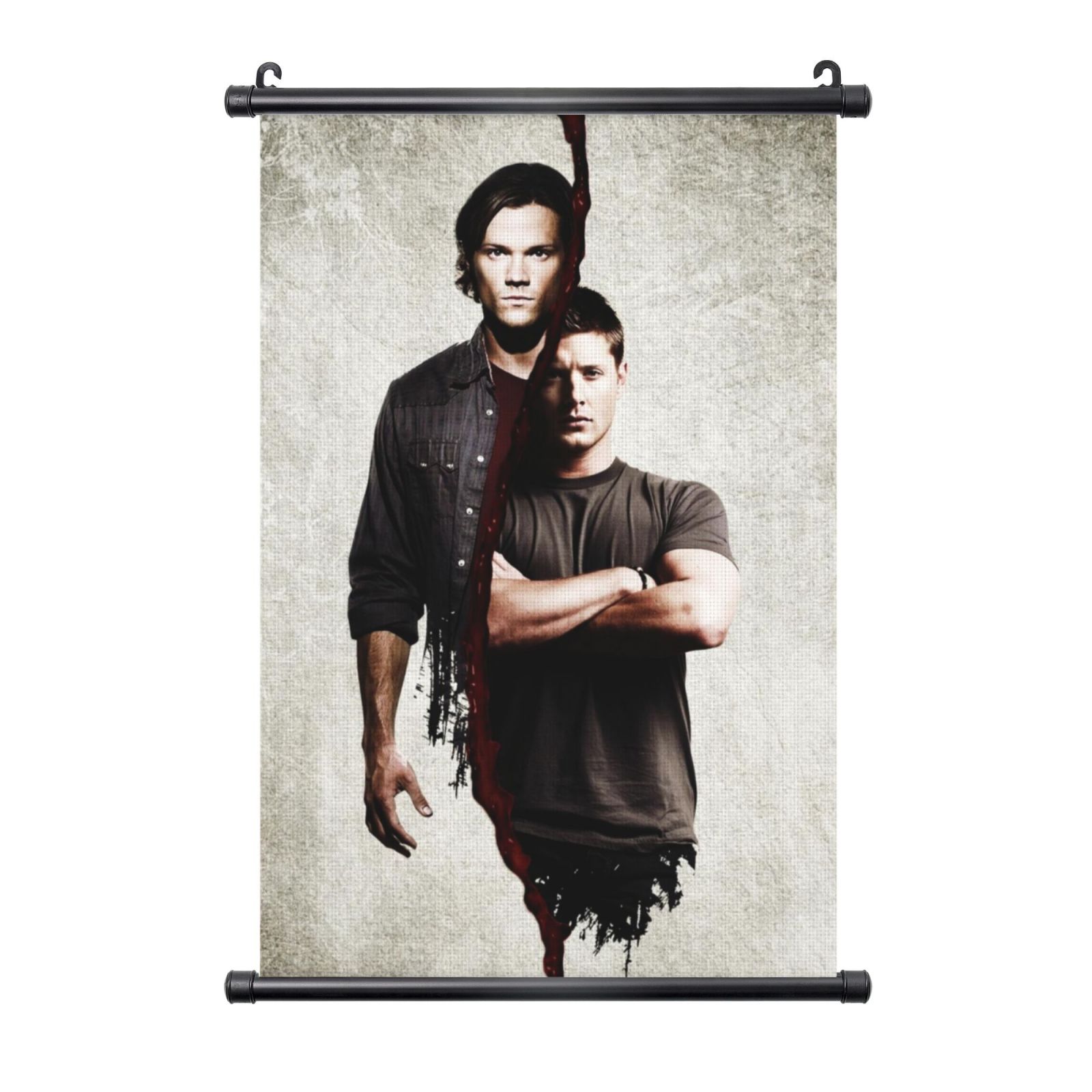 Shaft Hanging Banner Supernatural Poster Wall Canvas Artwork With Black ...