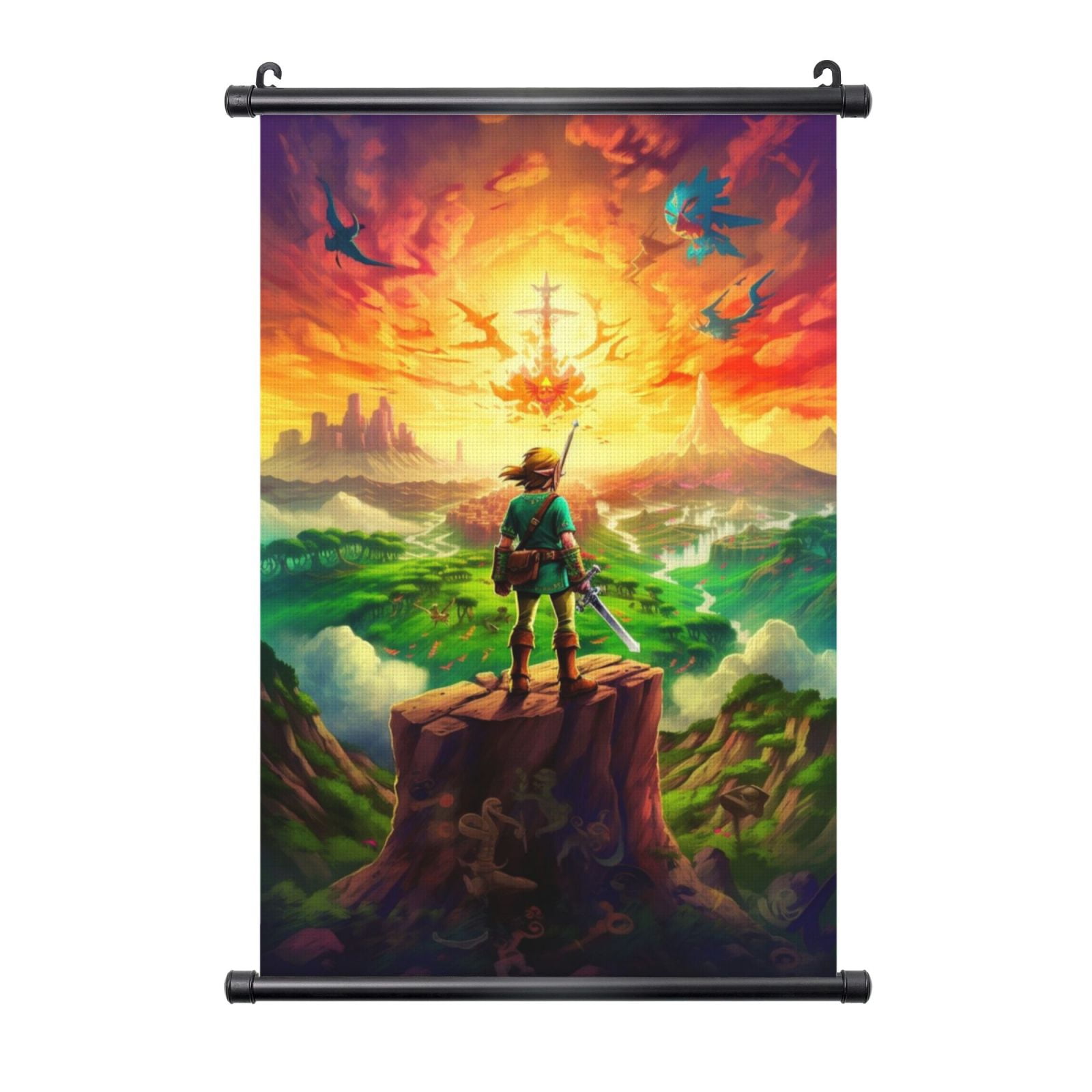 Shaft Hanging Banner The Legend of Zelda Poster Wall Canvas Artwork ...